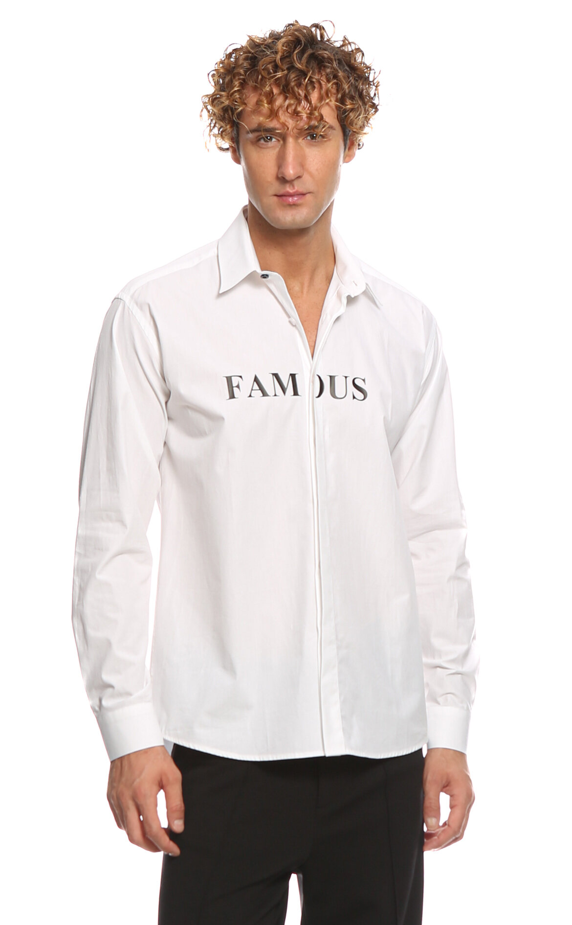 K Koncept-K Koncept Beyaz Gömlek