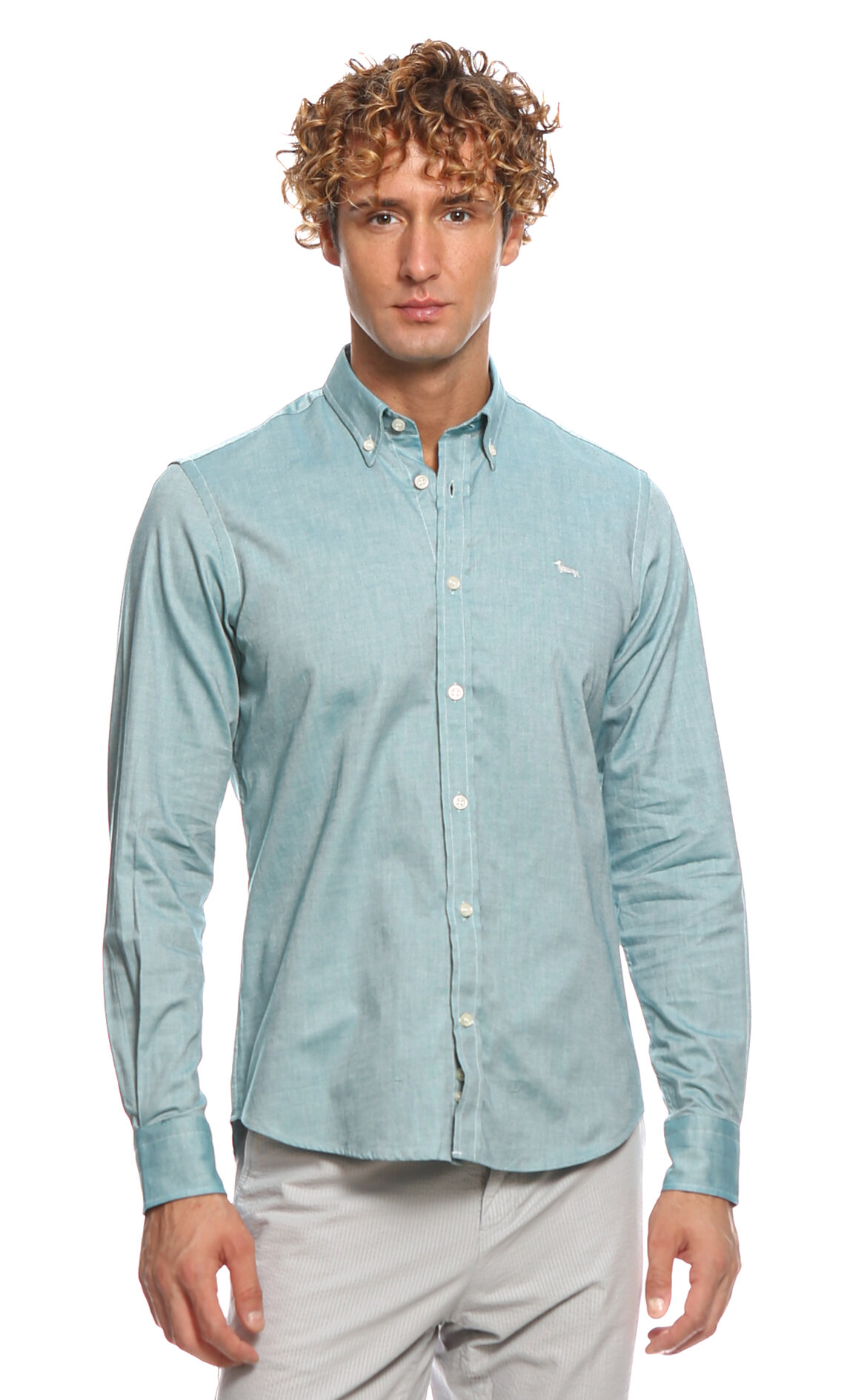 Harmont & Blaine-Harmont Blaine Yeşil Gömlek Harmont & Blaine-Harmont Blaine Yeşil Gömlek