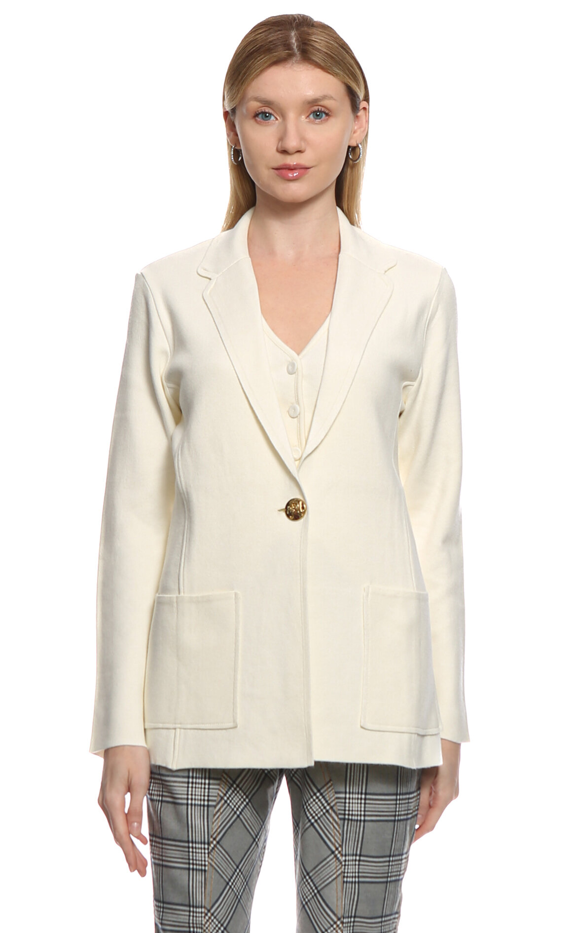 Join Us-Join Us Ekru Ceket