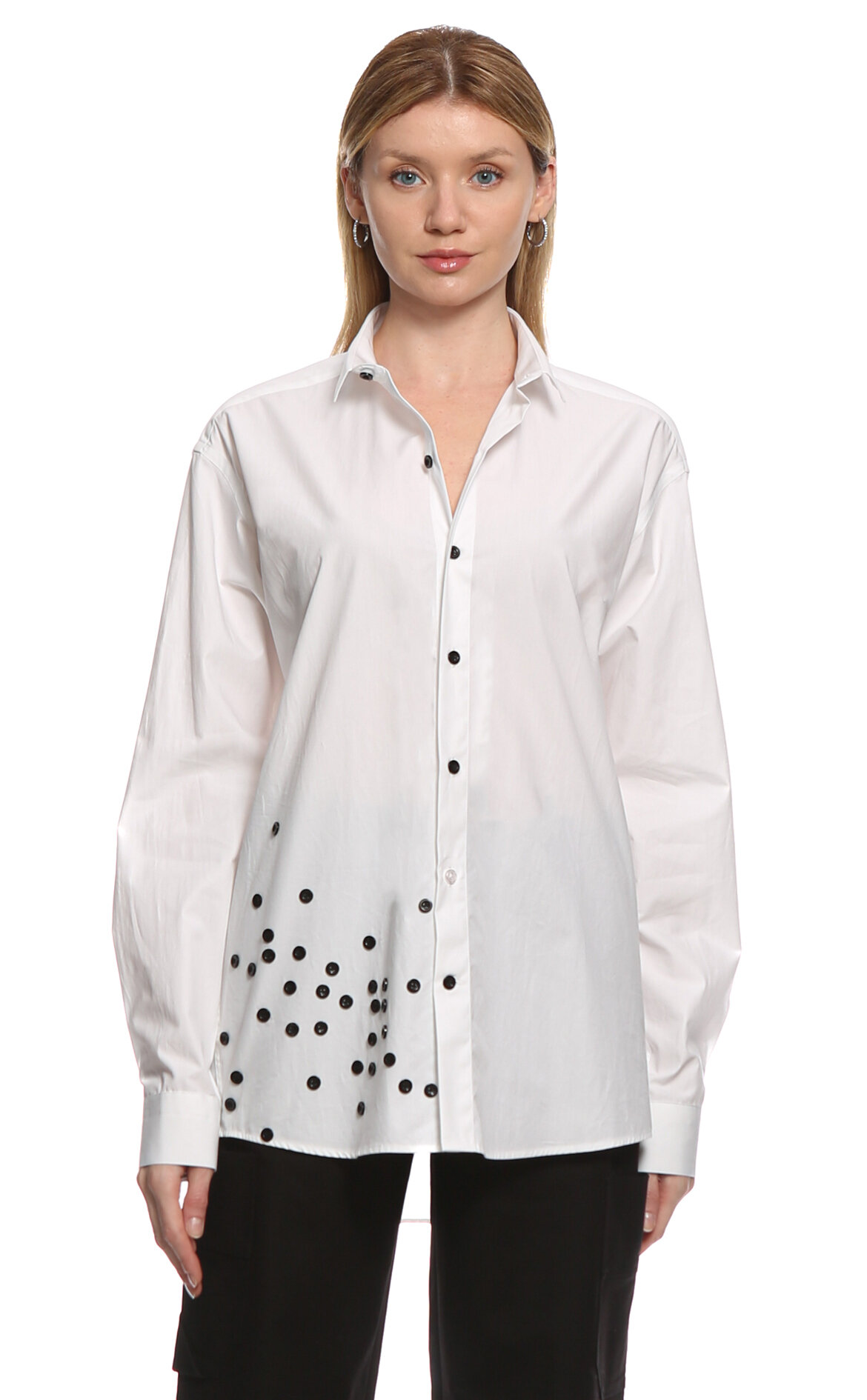 K Koncept-K Koncept Beyaz Gömlek