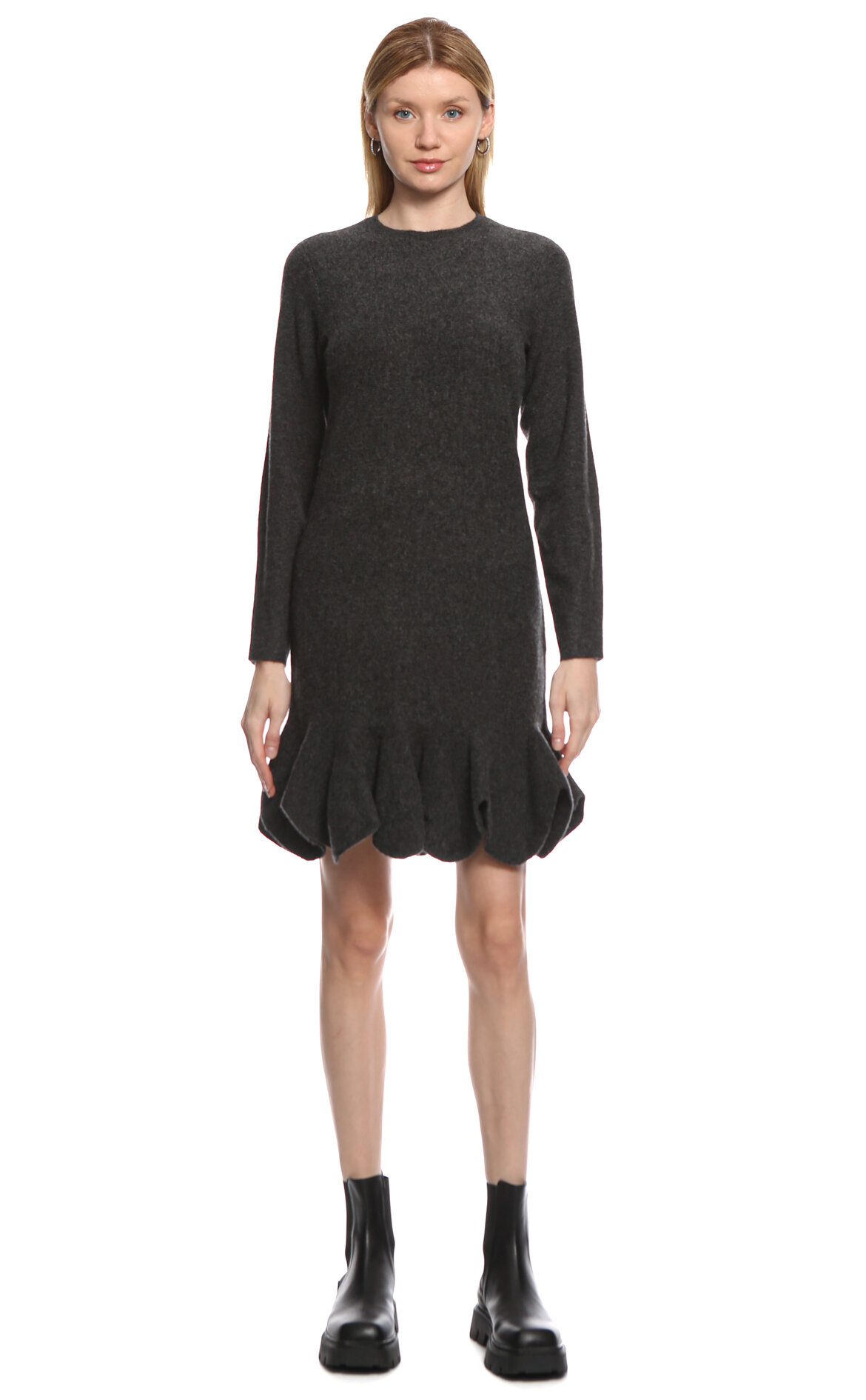 Ted Baker-Ted Baker Gri Elbise