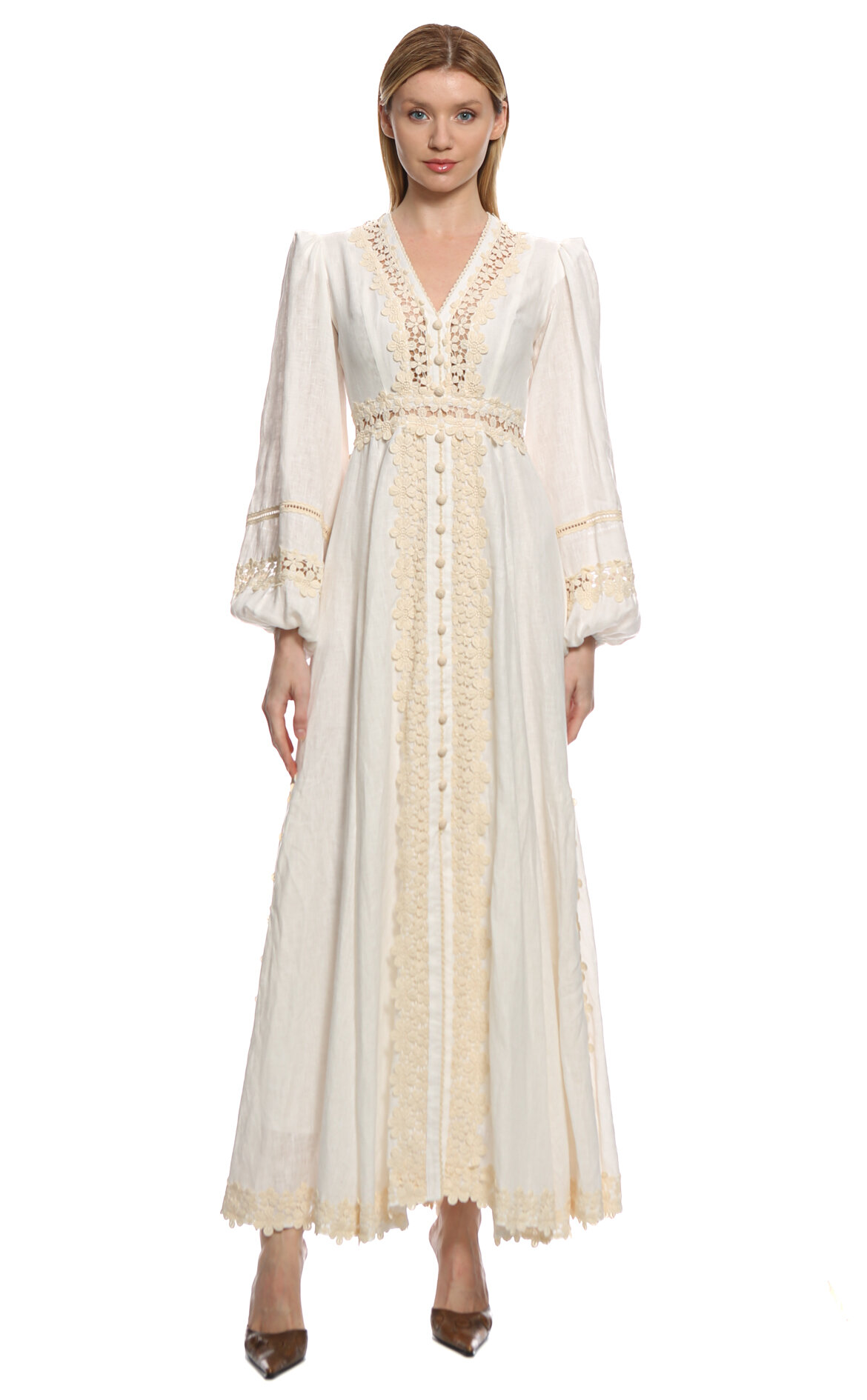 AISA-Aisa Ekru Elbise