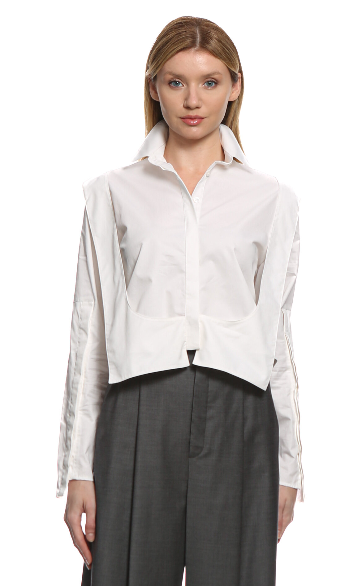 Mybestfriends-My Best Friends Beyaz Gömlek