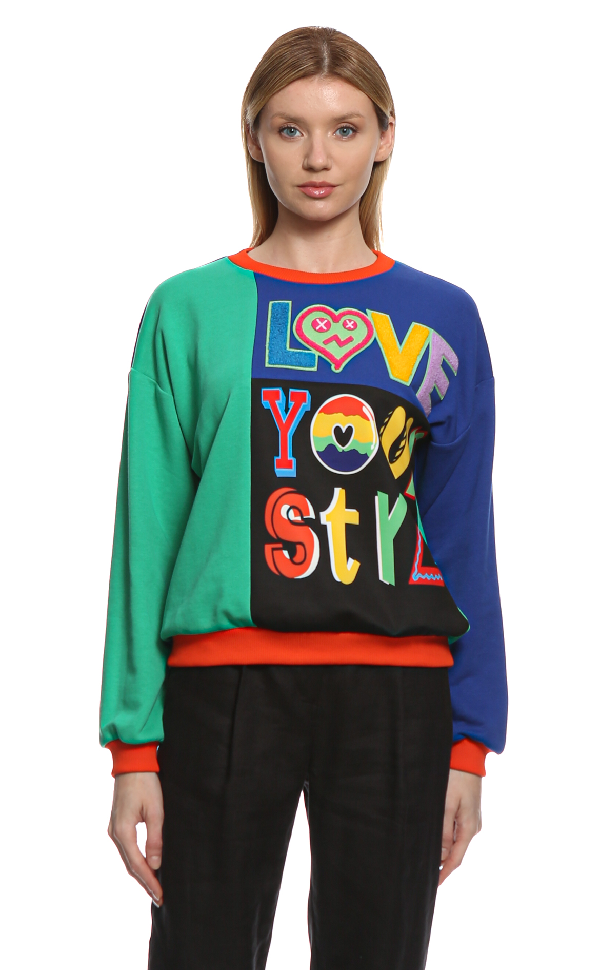 Lalipop Design-Lalıpop Desıng Renkli Sweatshirt Lalipop Design-Lalıpop Desıng Renkli Sweatshirt