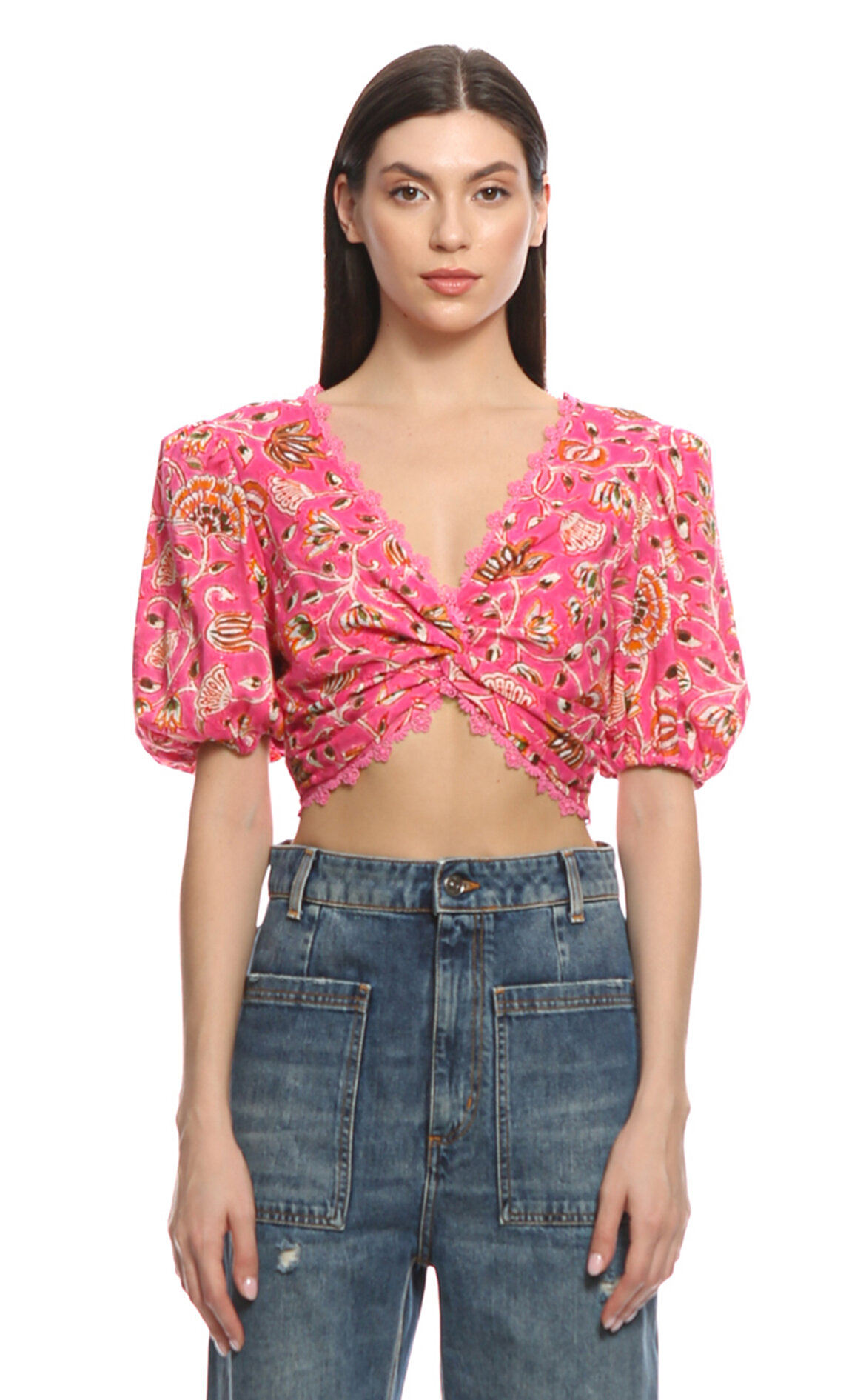 Hemant And Nandita-Hemant And Nandita Pembe Üst