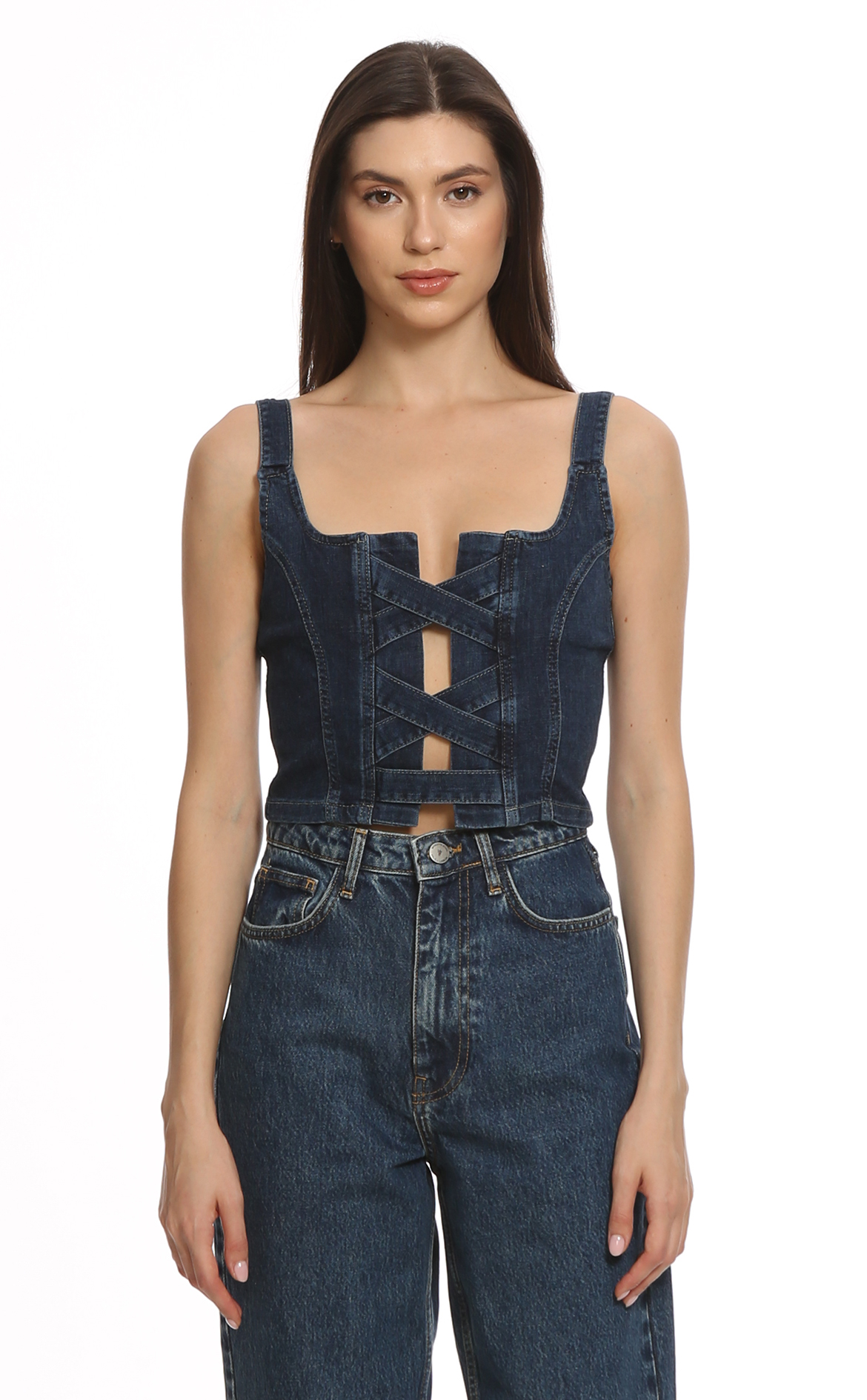 New İn-New İn Denim Büstiyer