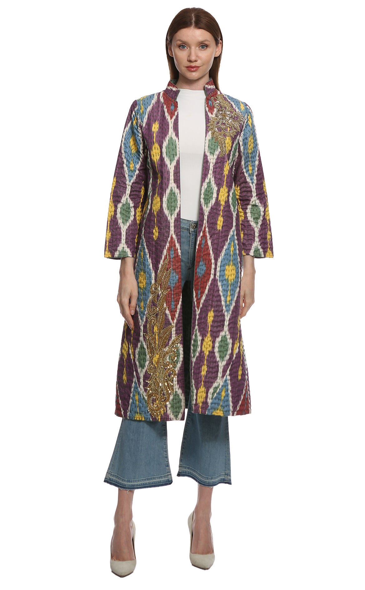 Haral Design-Haral Design Mor Kaftan