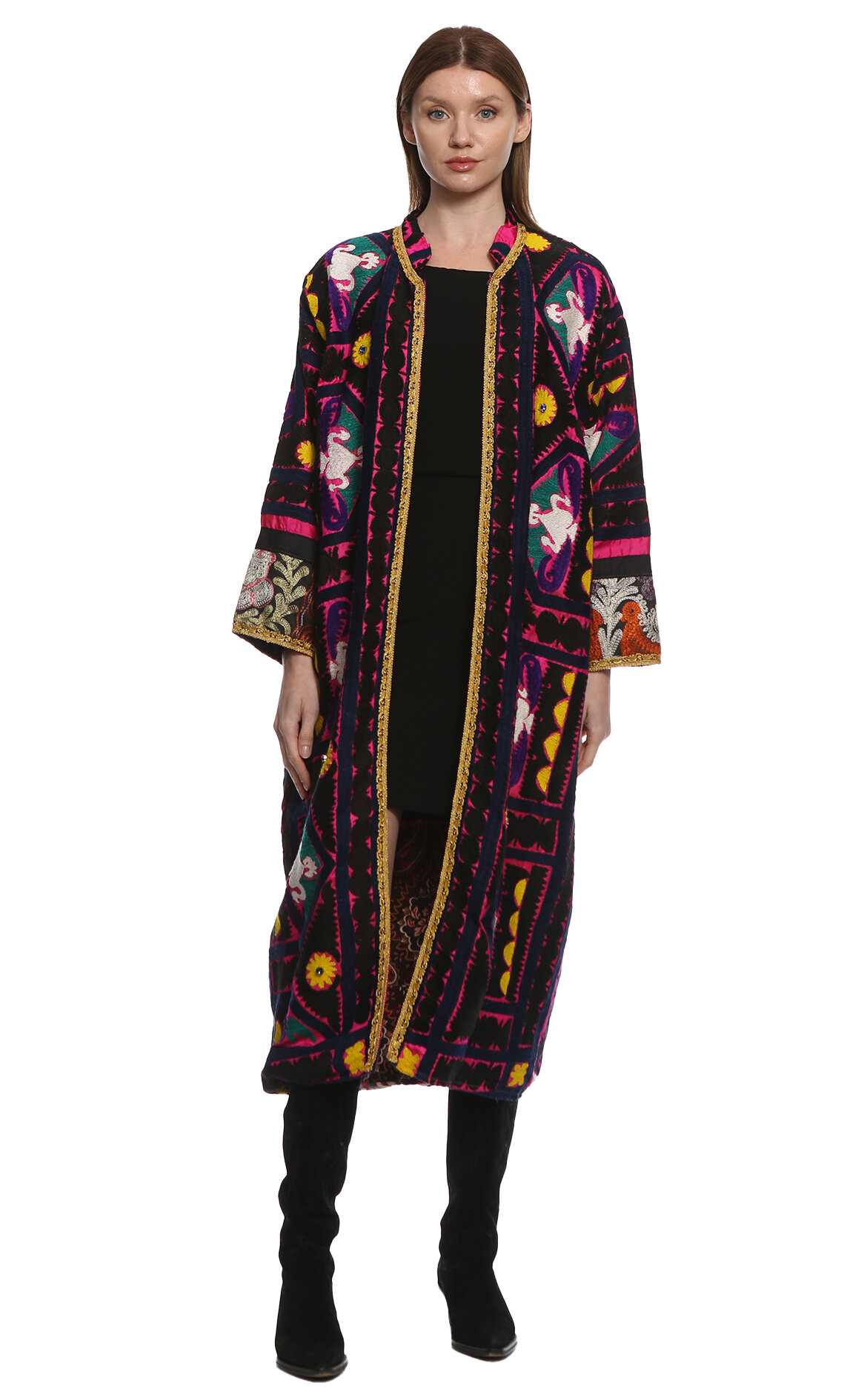 Haral Design-Haral Design Renkli Kaftan