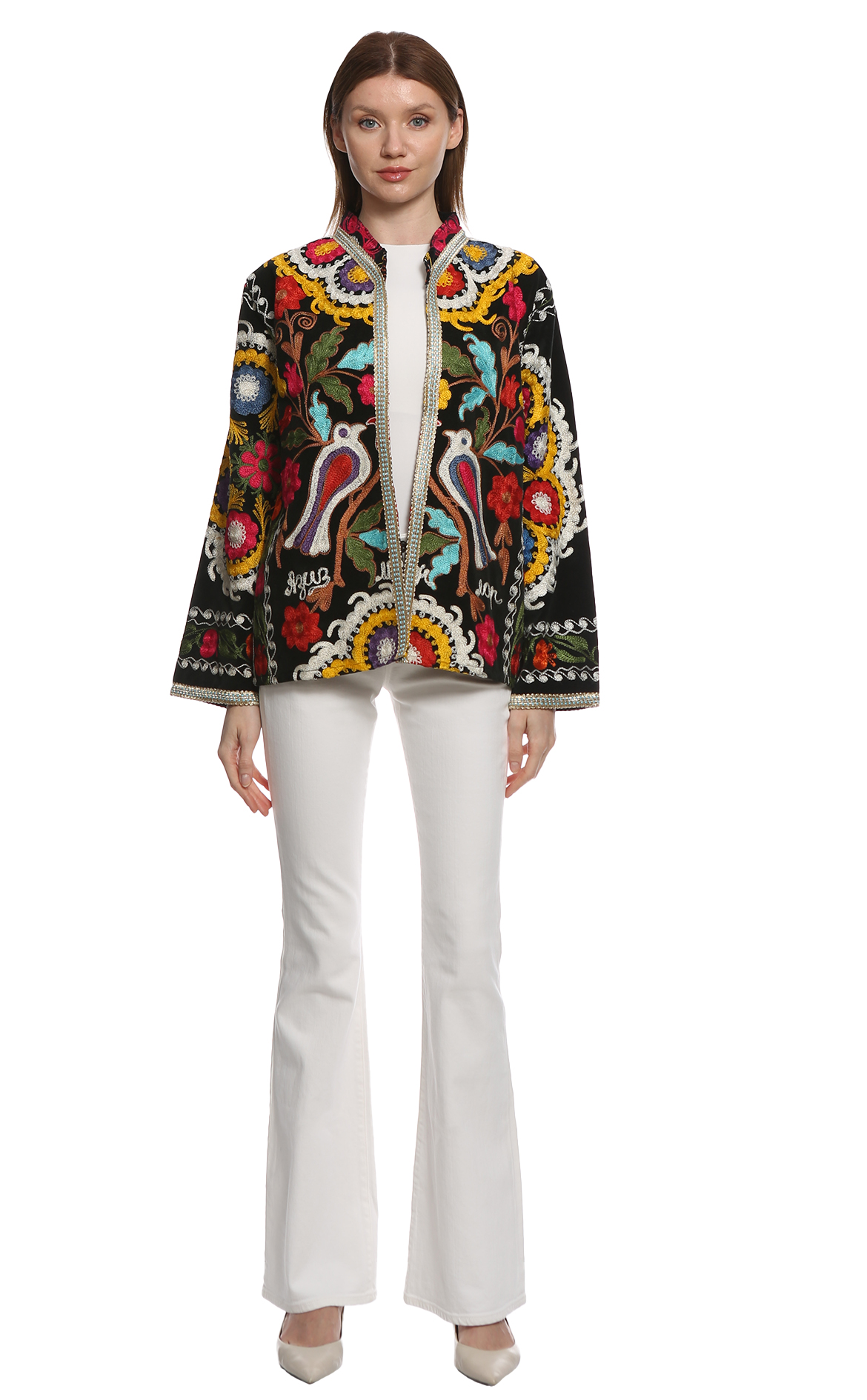 Haral Design Kadın Renkli Kaftan HRLKAF2023000350REN-RENKLI