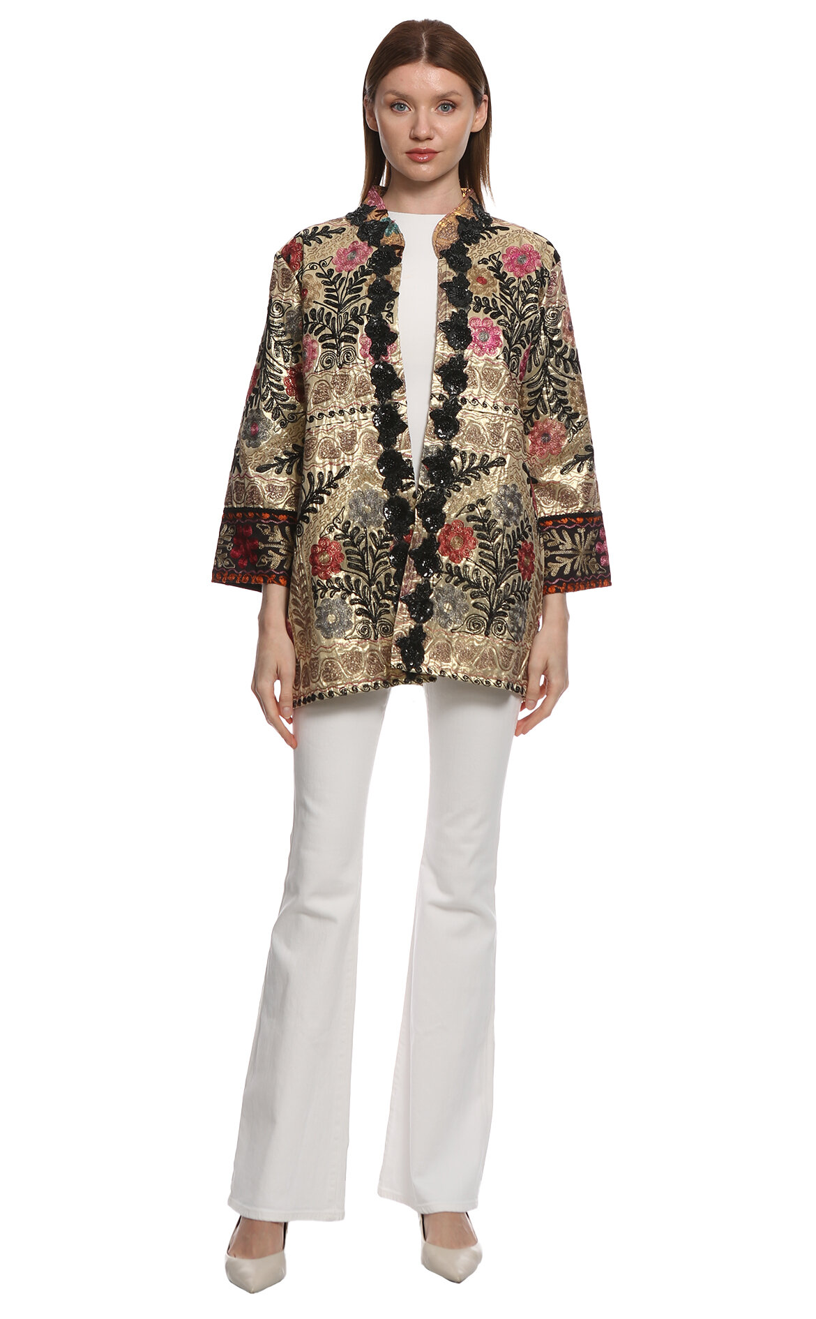 Haral Design-Haral Design Sarı Kaftan