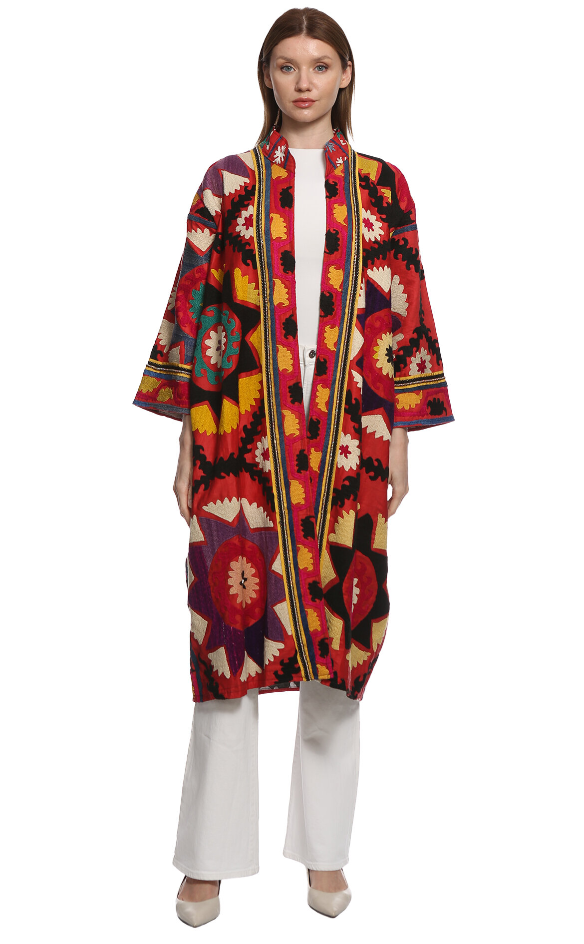 Haral Design-Haral Design Renkli Kaftan