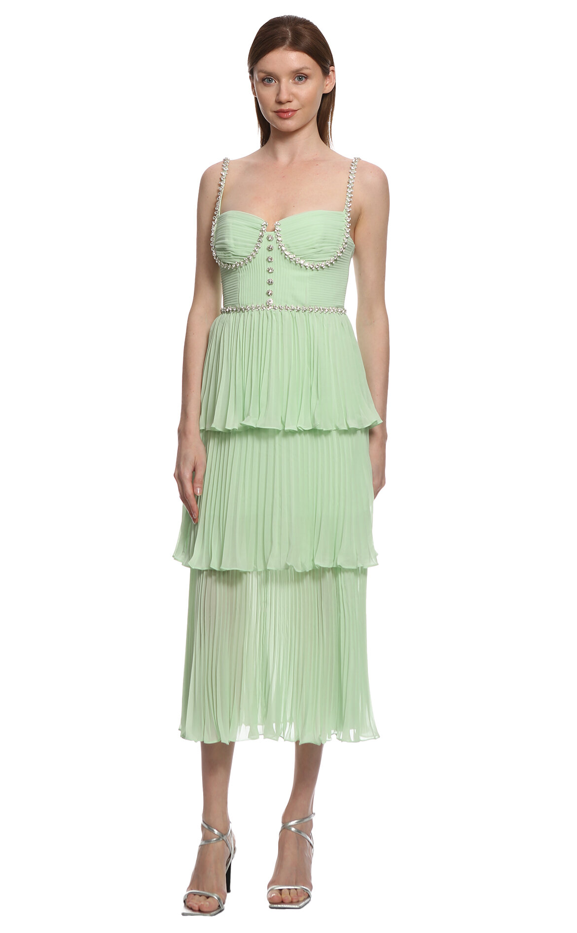 Self Portrait-Self Portraıt Yeşil Elbise