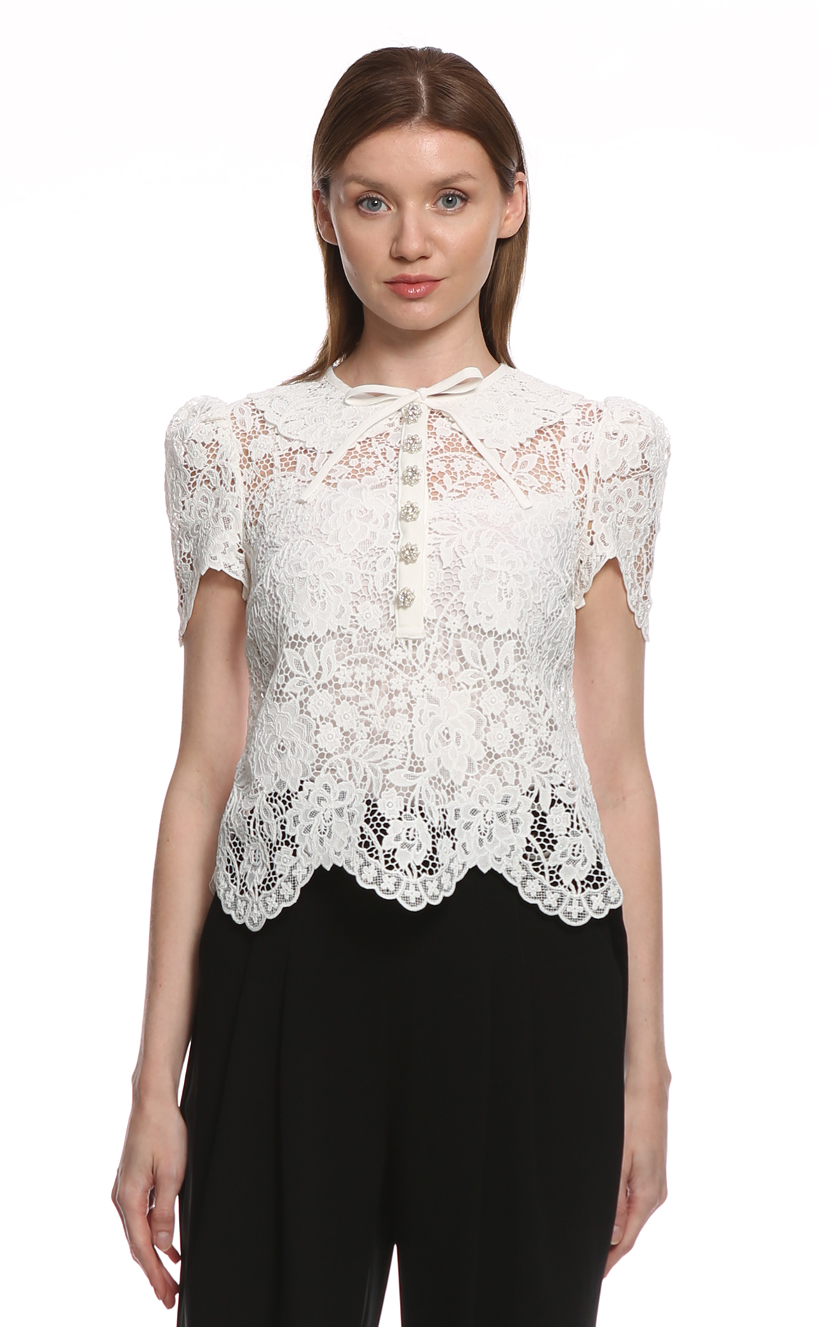 Self Portrait-Self Portraıt  Beyaz Bluz