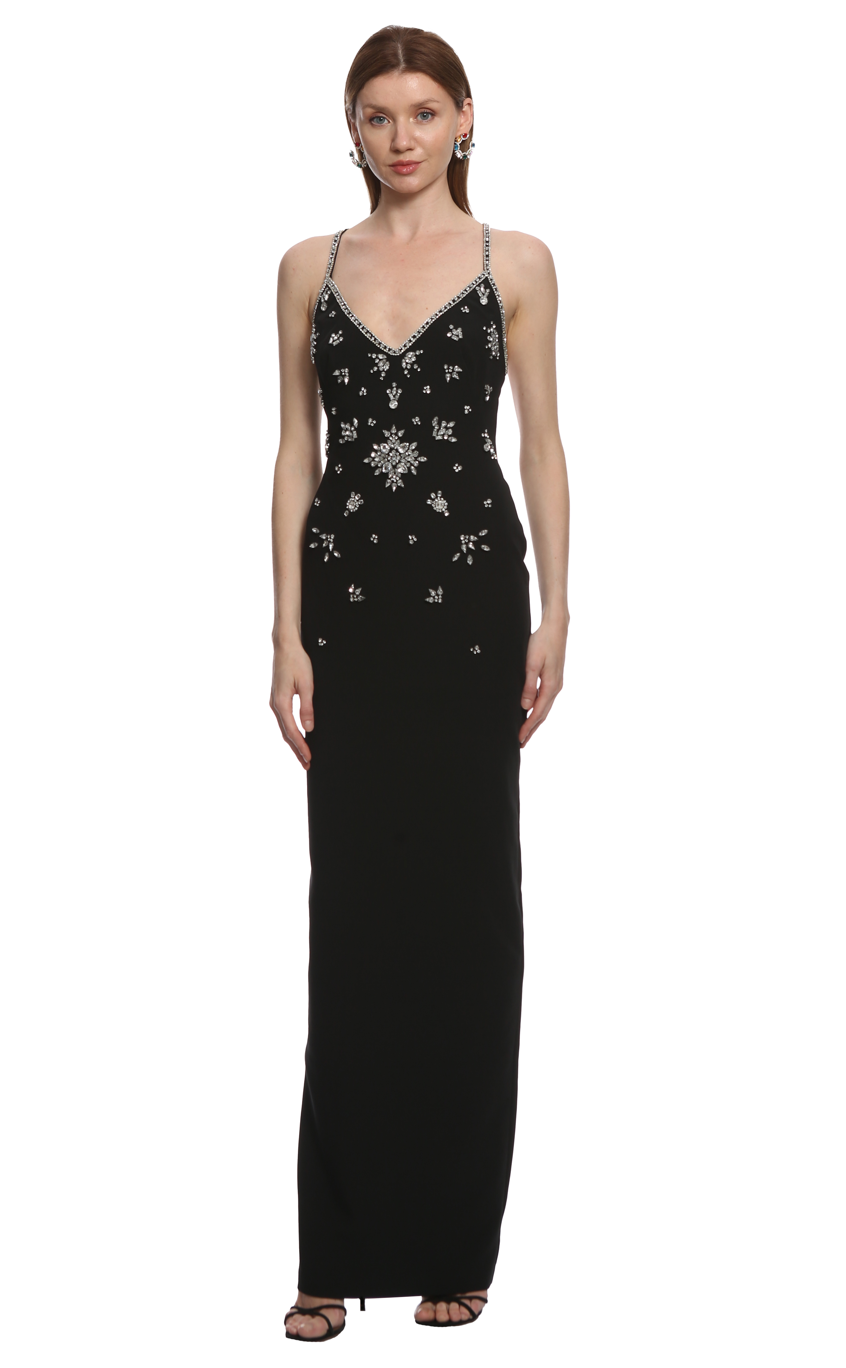 Marchesa Notte-Marchesa Note Siyah Gece Elbise