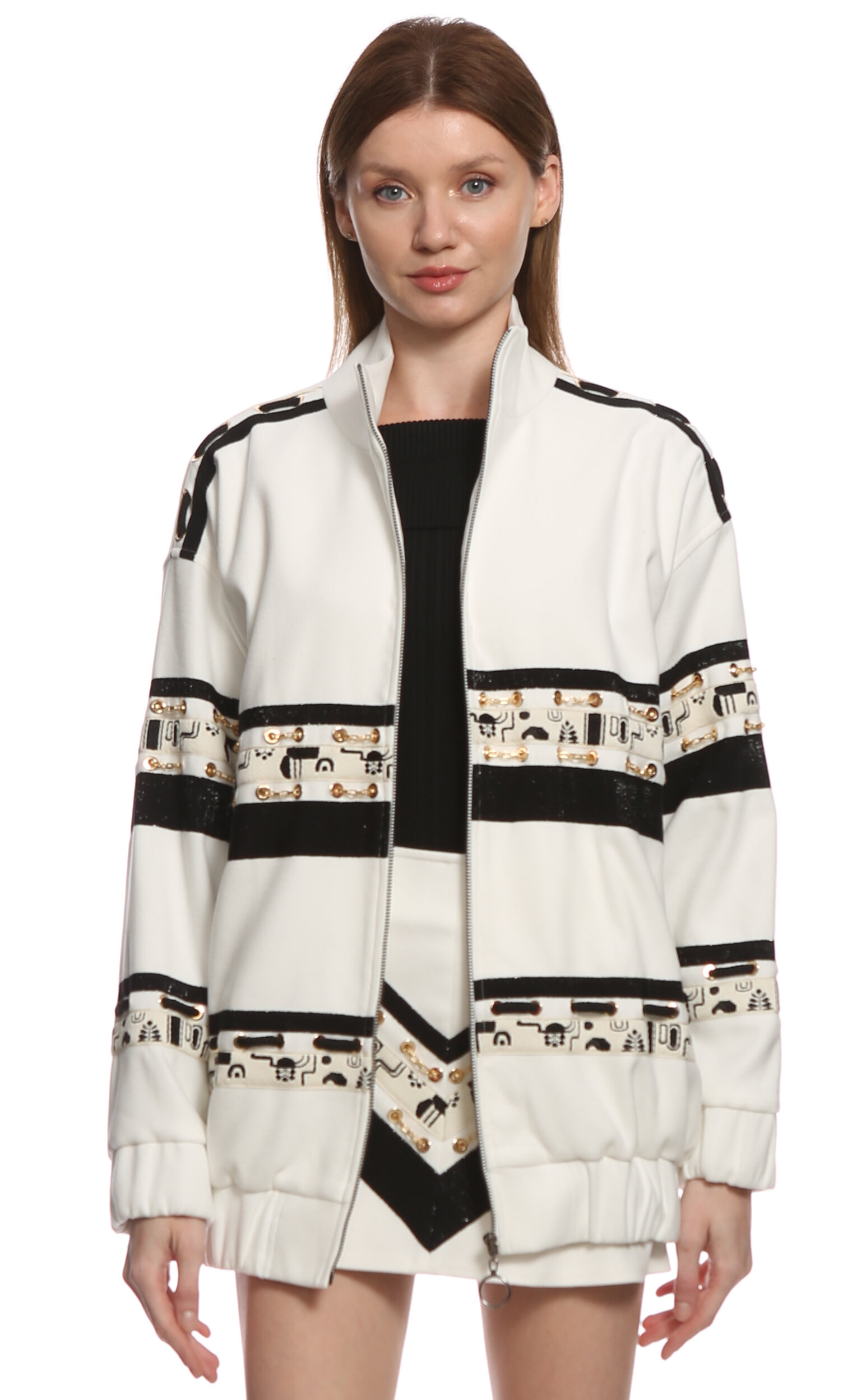 What İf-What If Ekru Ceket