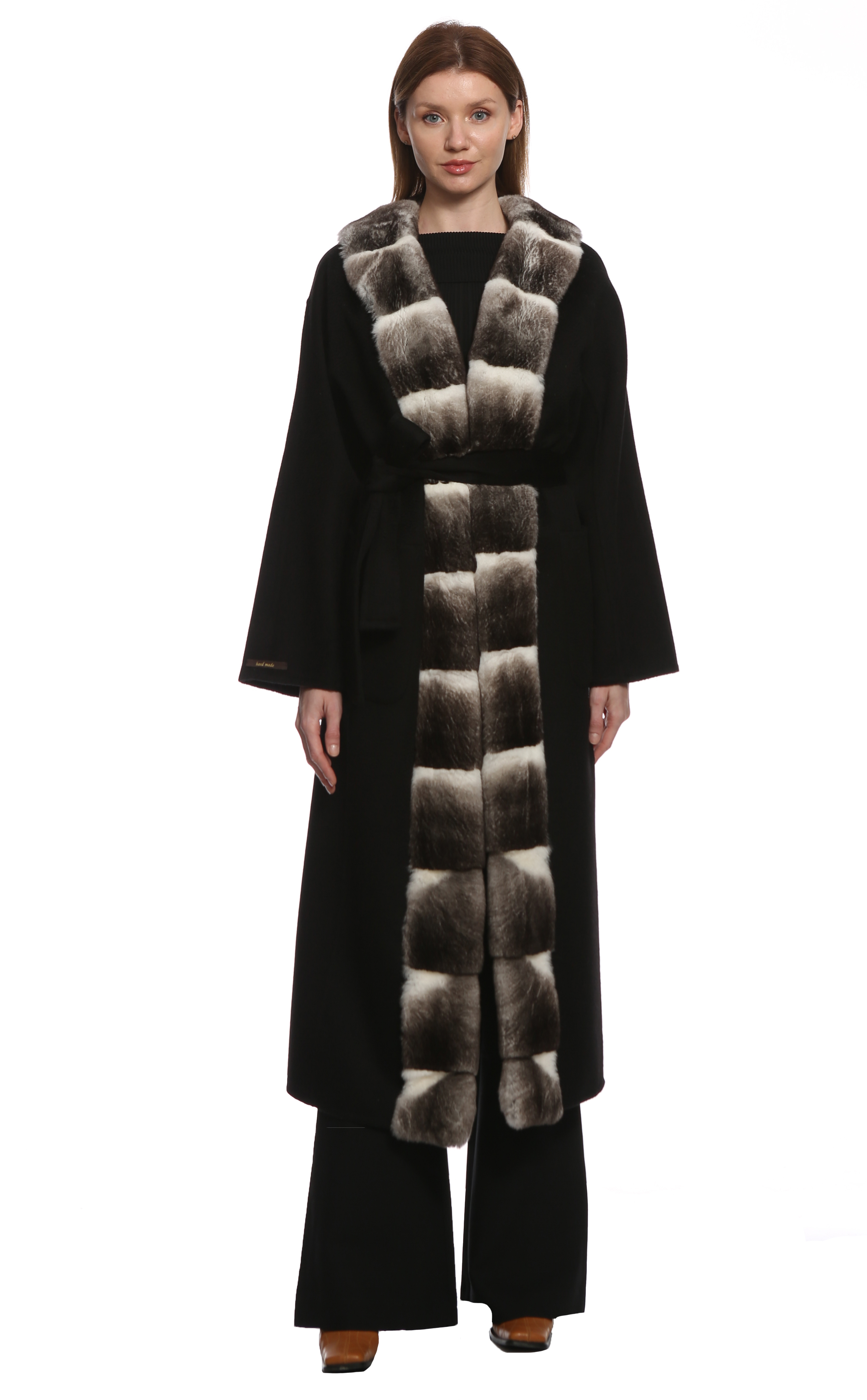 Fur's Atelier-Fur's Atelıer Siyah Kaban