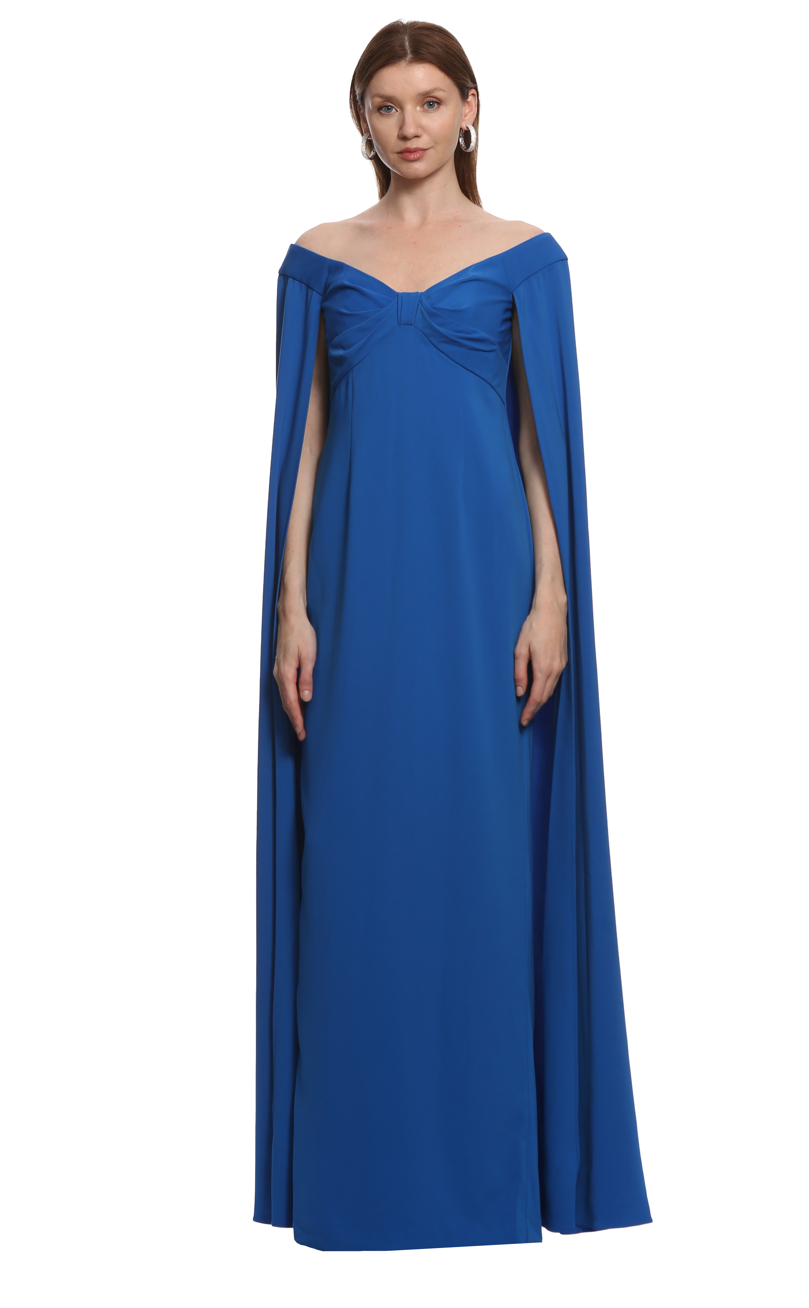 Marchesa Notte-Marchesa Note Mavi Gece Elbise