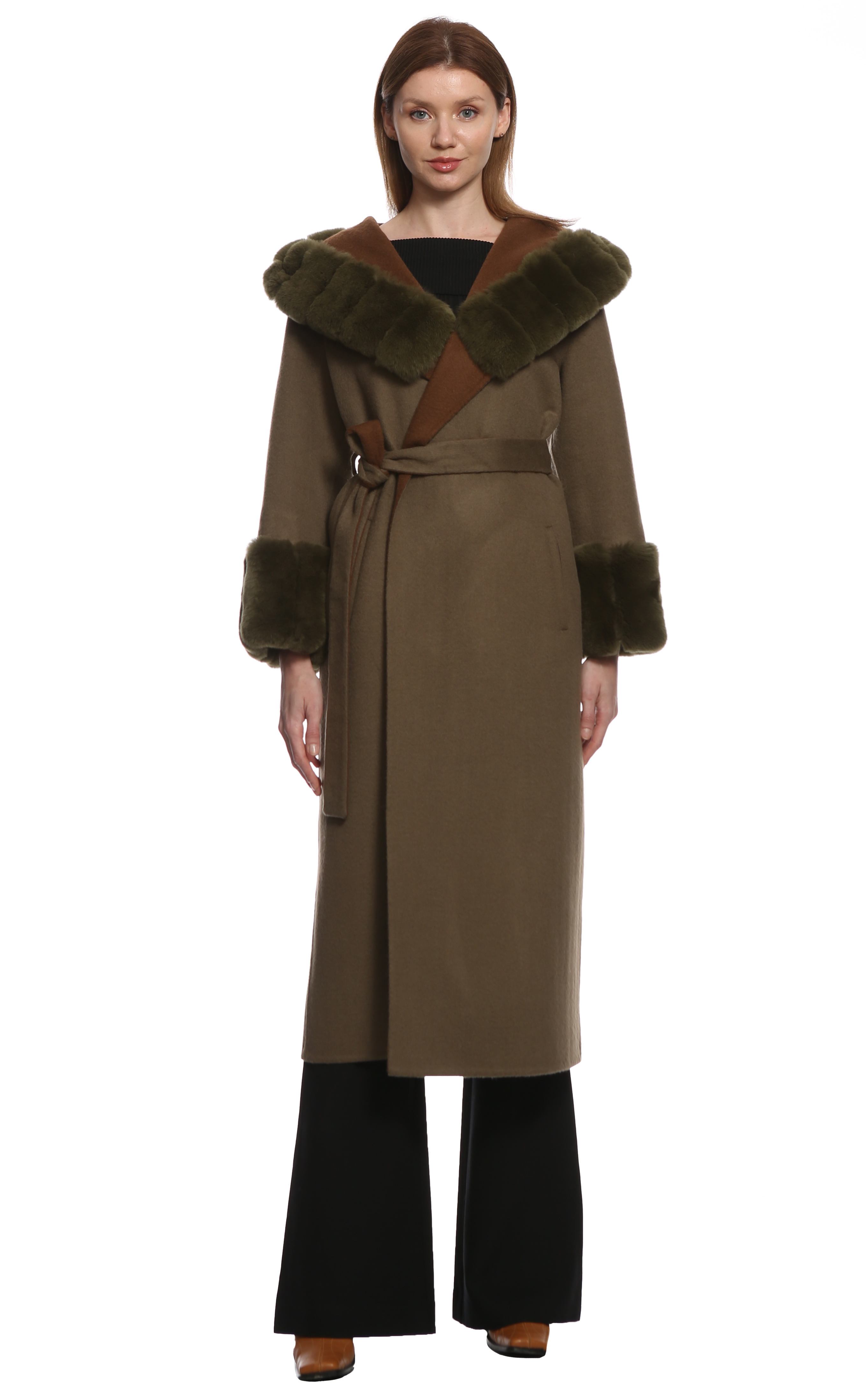 Fur's Atelier-Fur's Atelıer Renkli Kaban