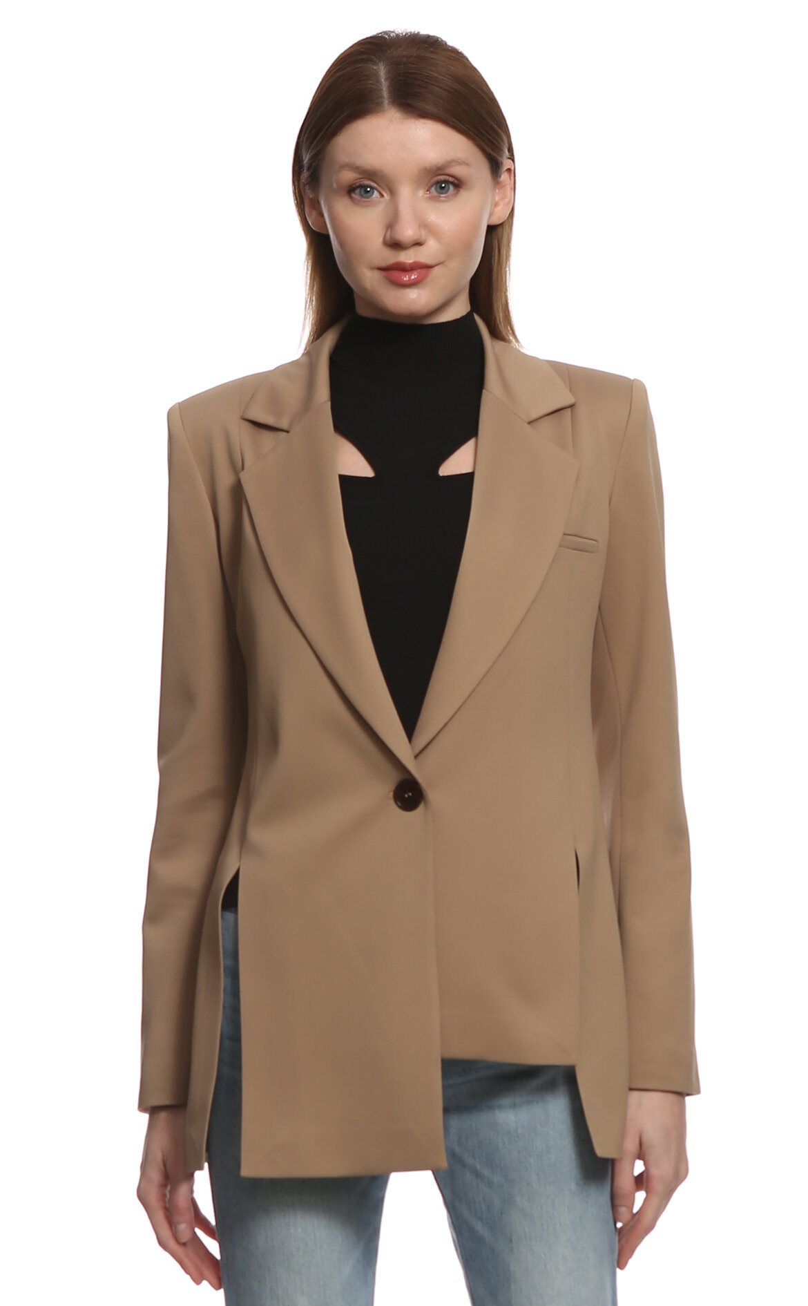 Mybestfriends-My Best Friends Camel Ceket