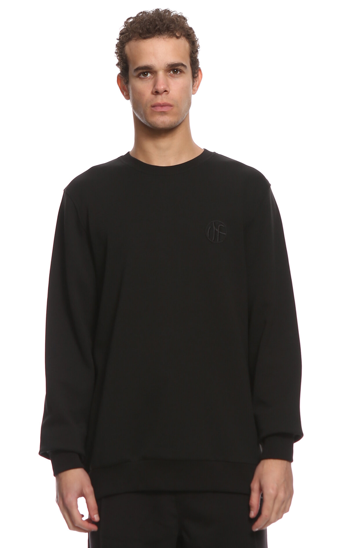 John Frank-Jhon Frank Siyah Sweatshirt