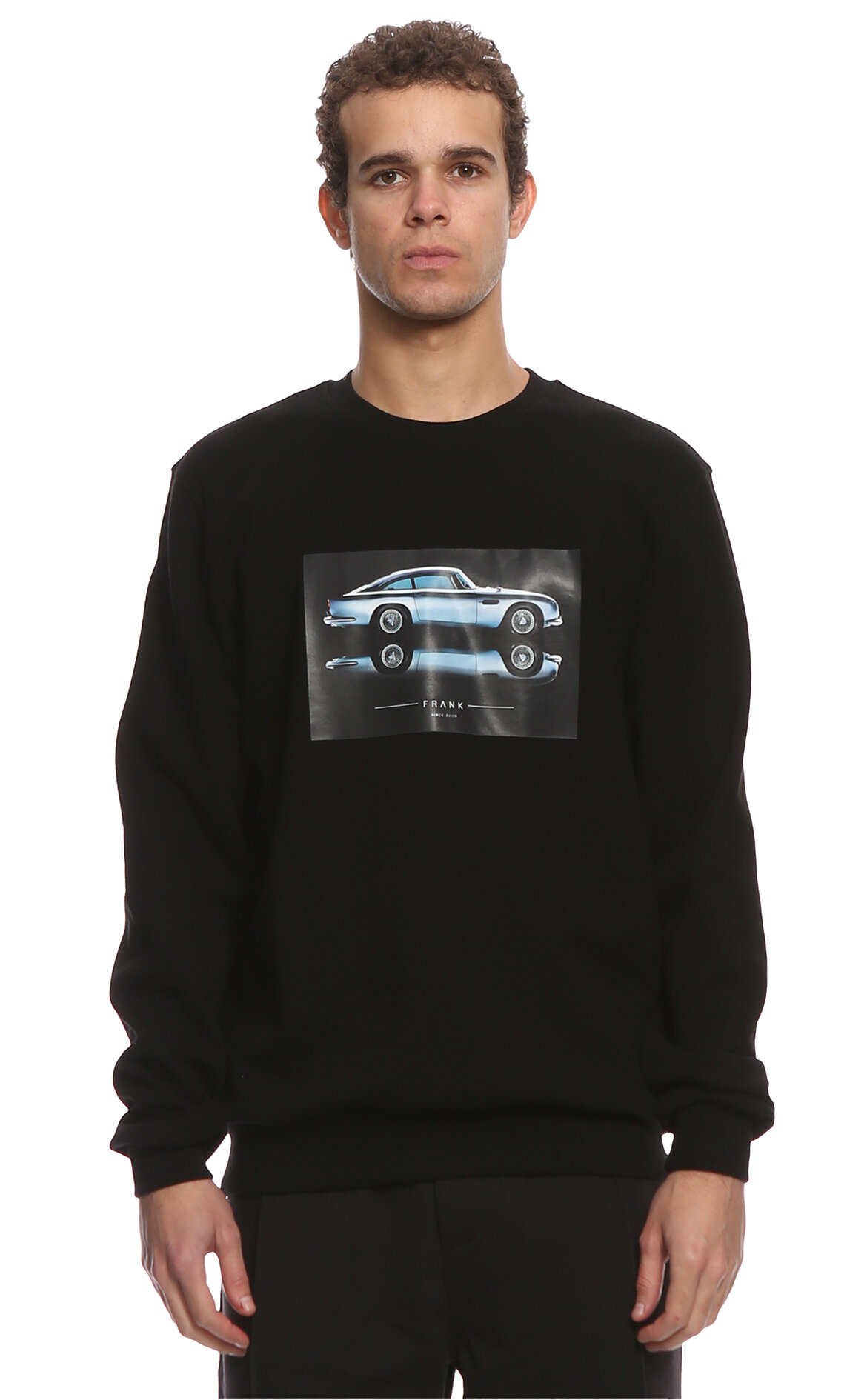 John Frank-Jhon Frank Siyah Sweatshirt