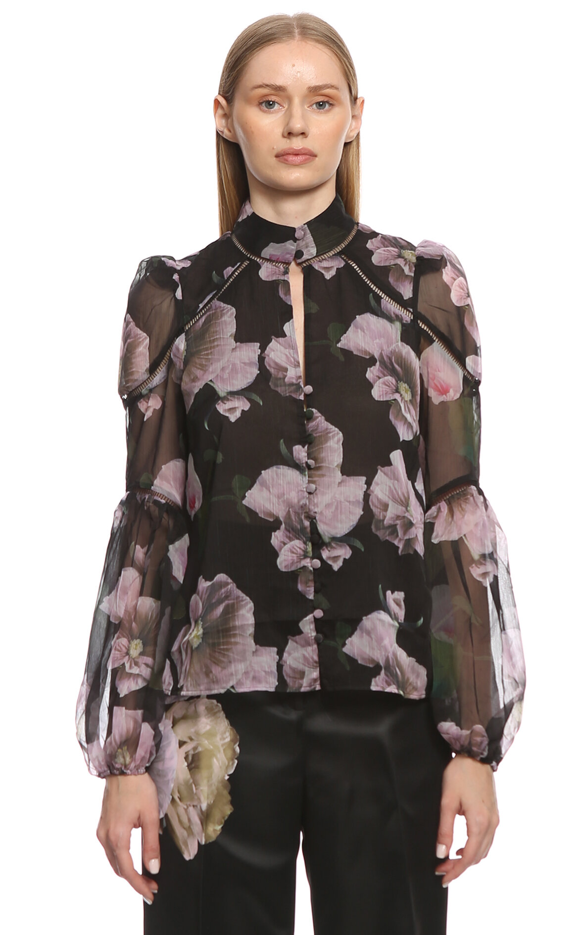 Ted Baker-Ted Baker Siyah Bluz