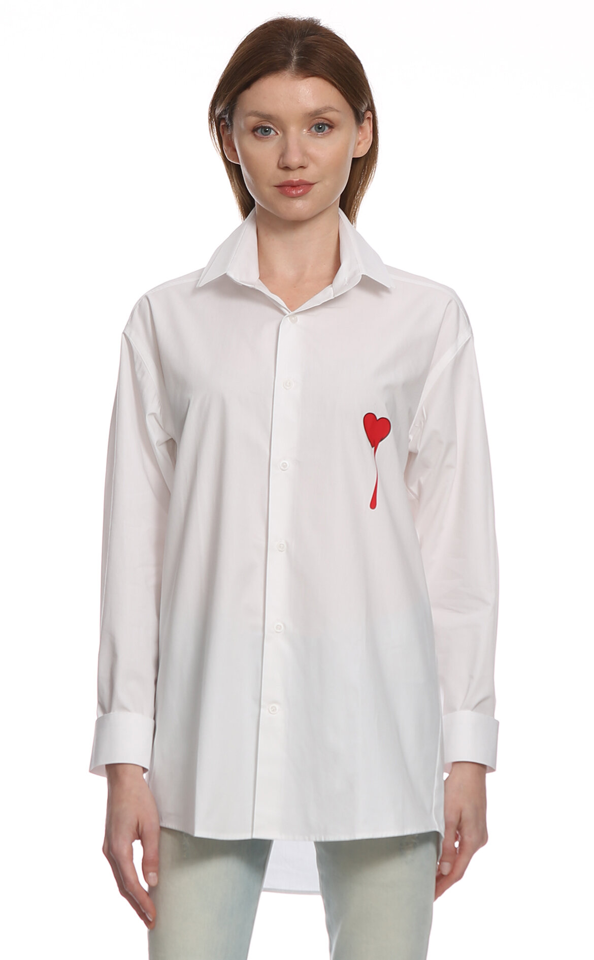 K Koncept-K Koncept Beyaz Gömlek