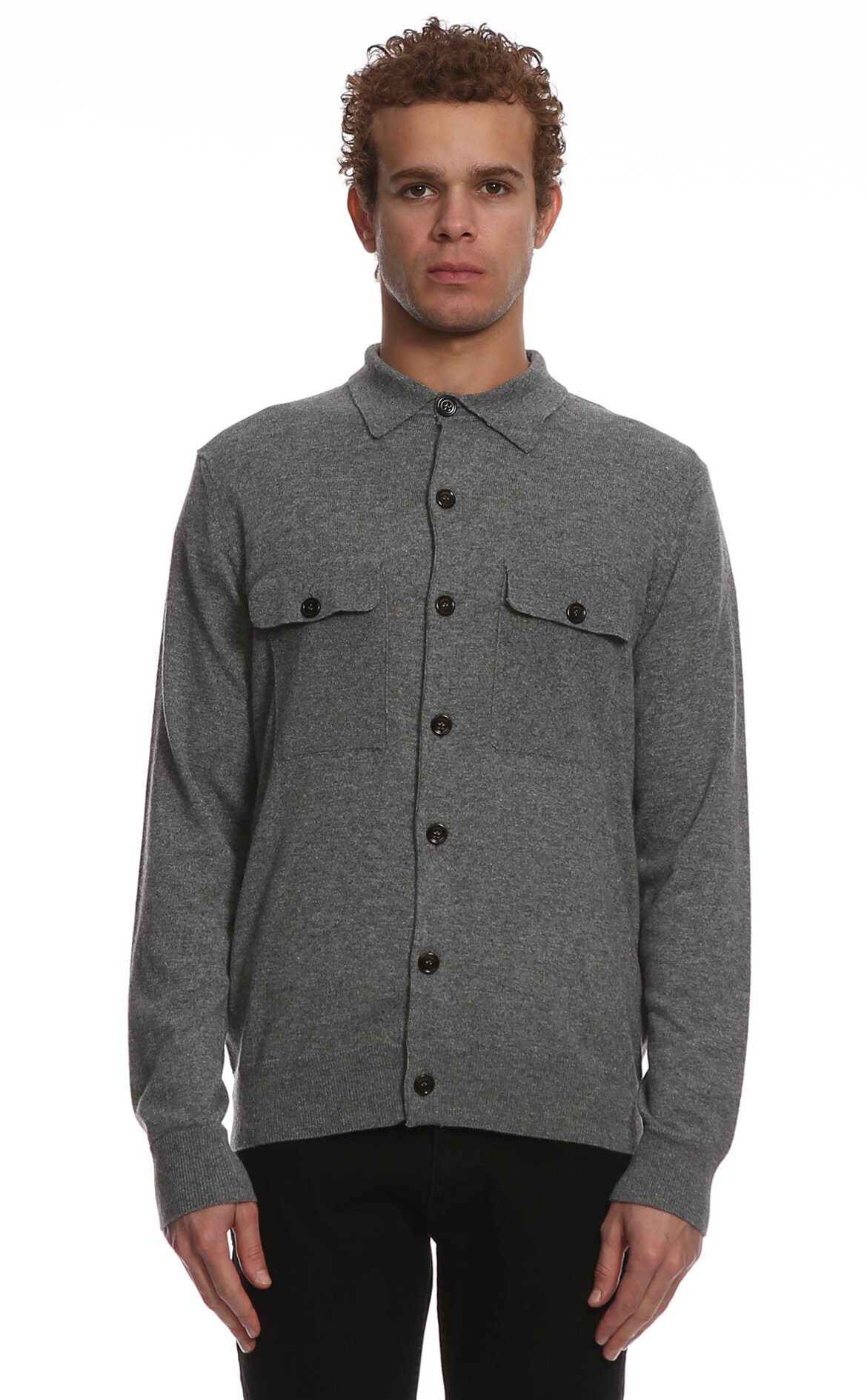 Seventy-Seventy Gri Gömlek