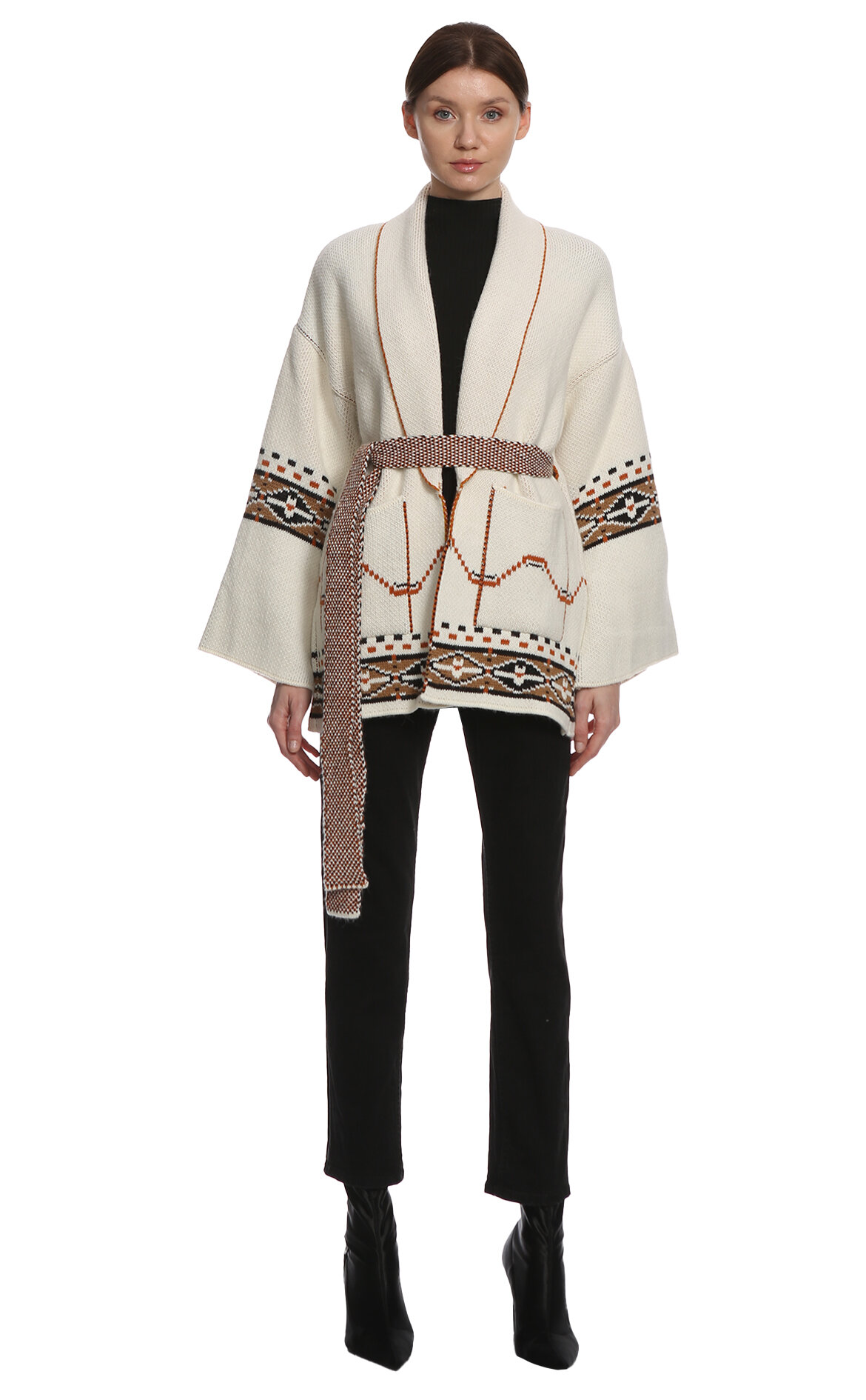 Akep-Akep Krem Rengi Hırka