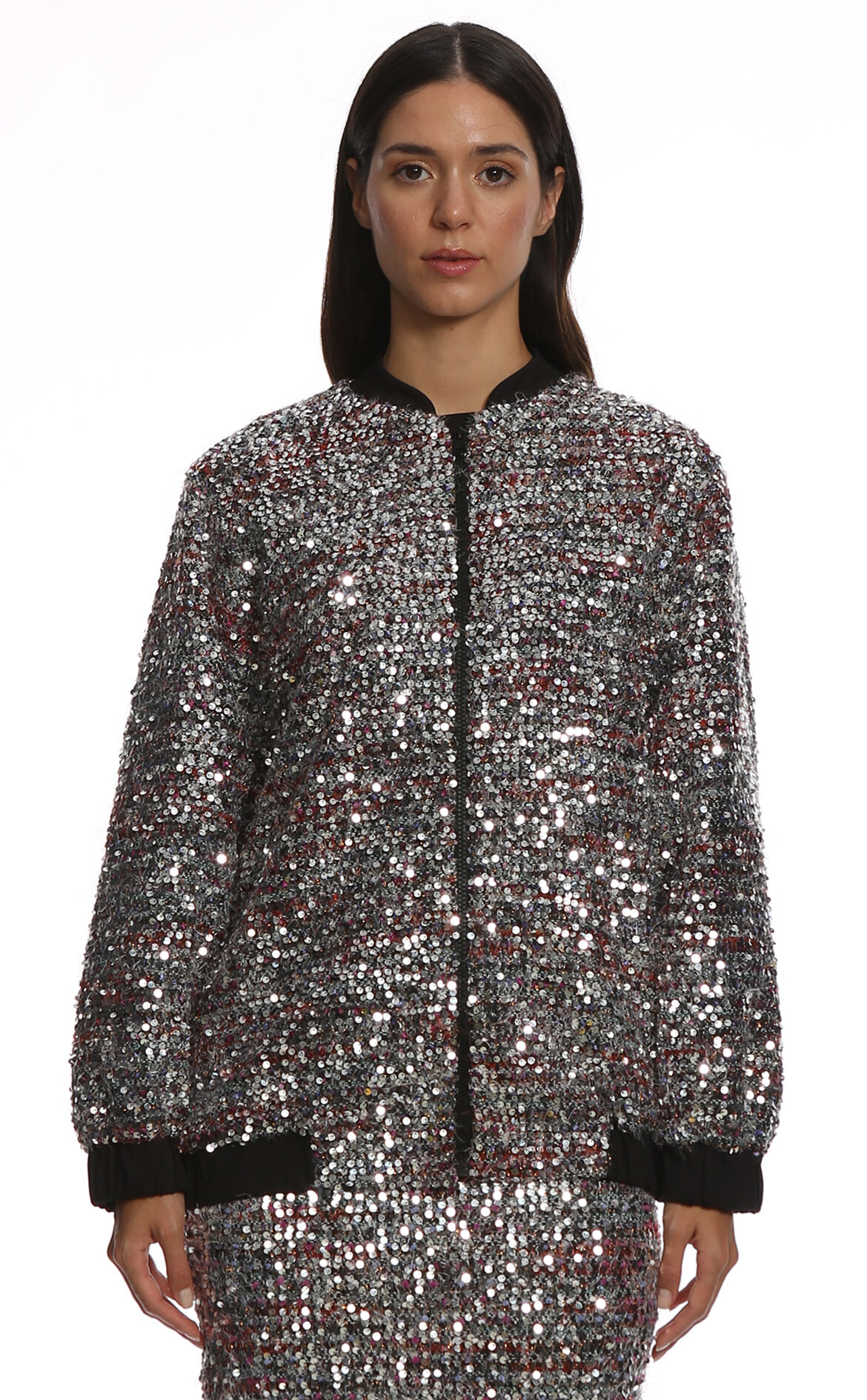 The Of Nite-The Of Nite Renkli Bomber Ceket