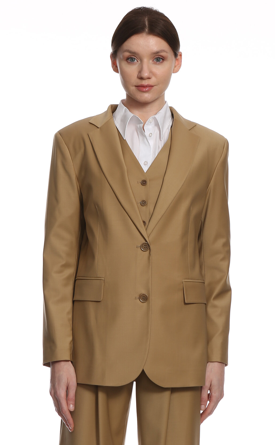 Mybestfriends-My Best Fredns Camel Ceket