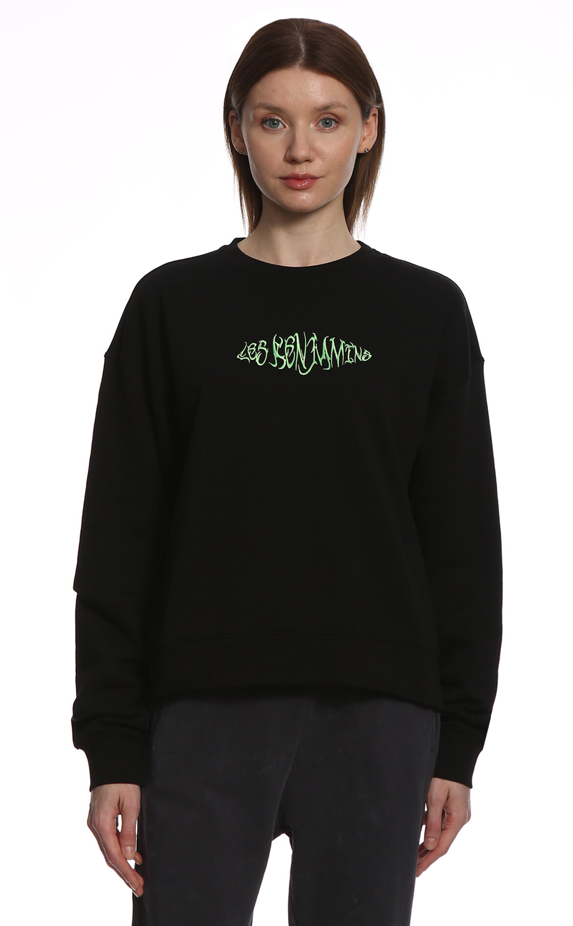 Les Benjamins-Les Benjamins Siyah Sweatshirt