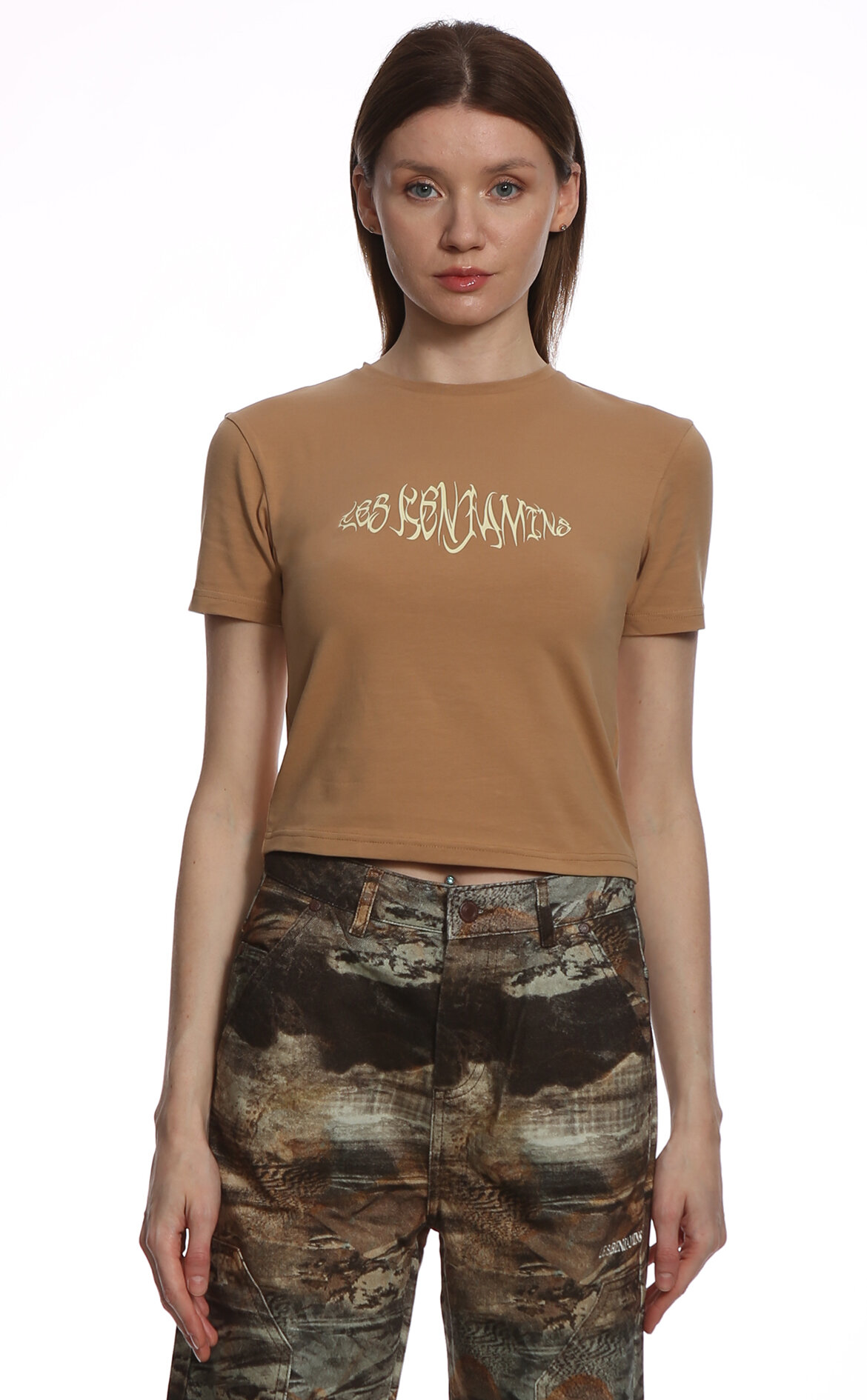 Les Benjamins-Les Benjamins Kahverengi T-Shirt