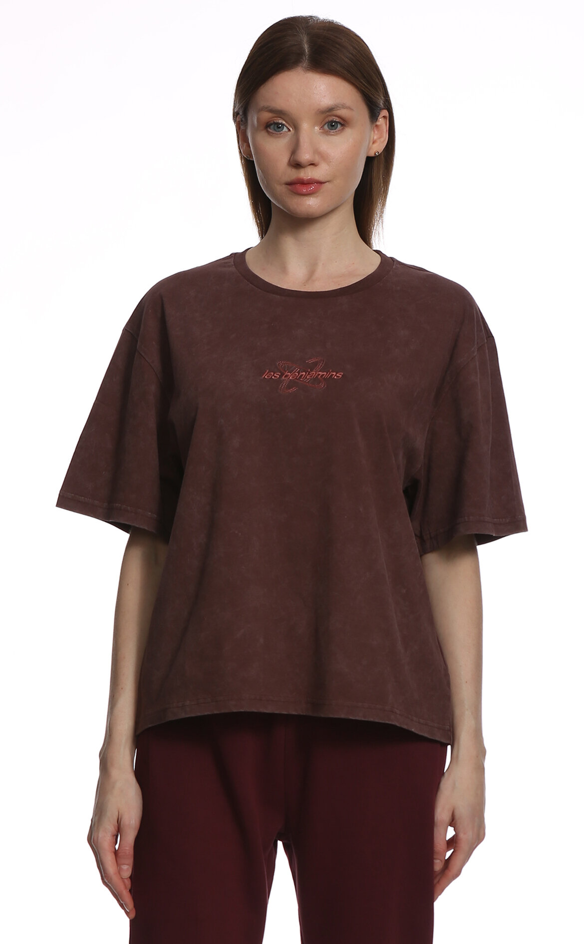 Les Benjamins-Les Benjamins Kahverengi T-Shirt