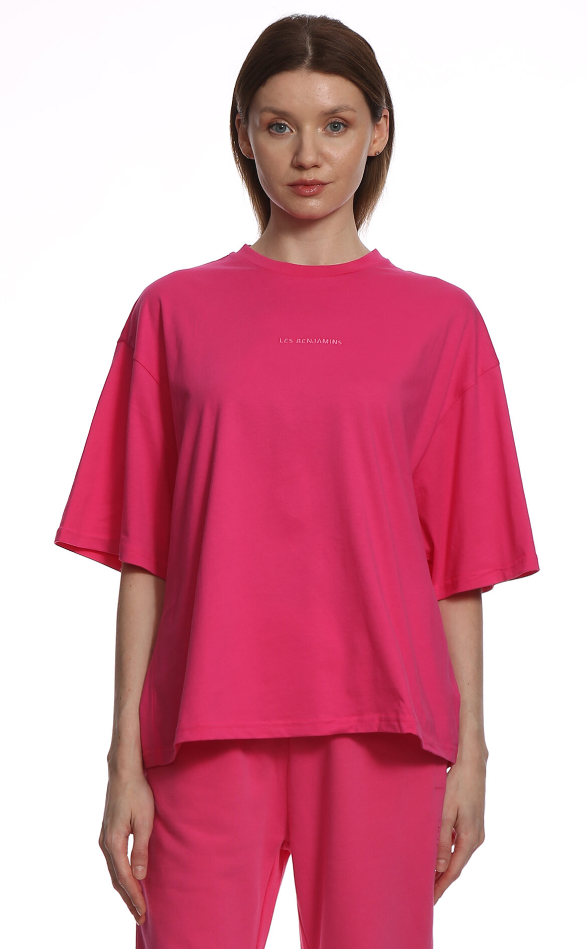 Les Benjamins-Les Bejamins Pembe T-Shirt