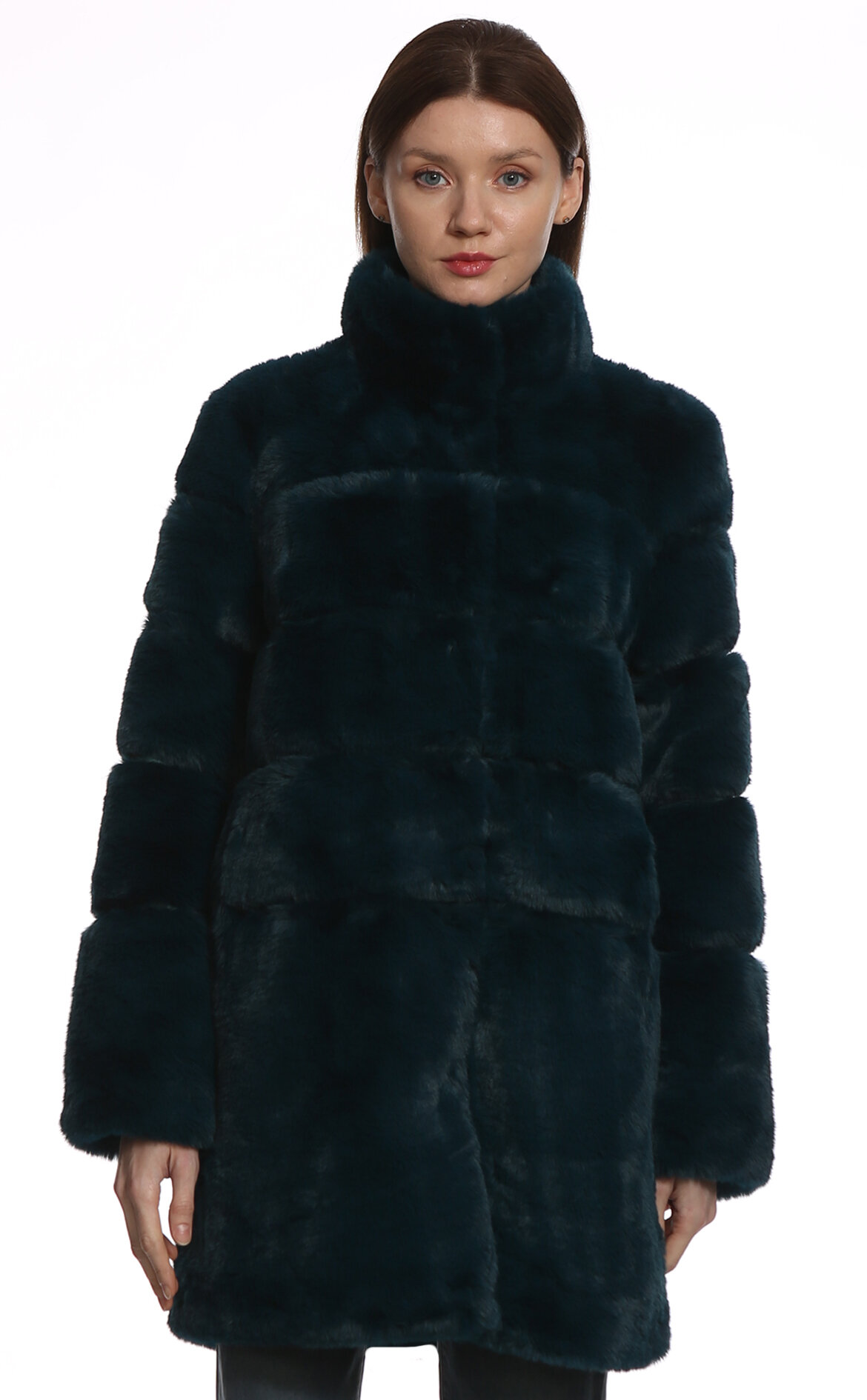 Derhy Rene-Derhy Petrol Yeşili Kaban