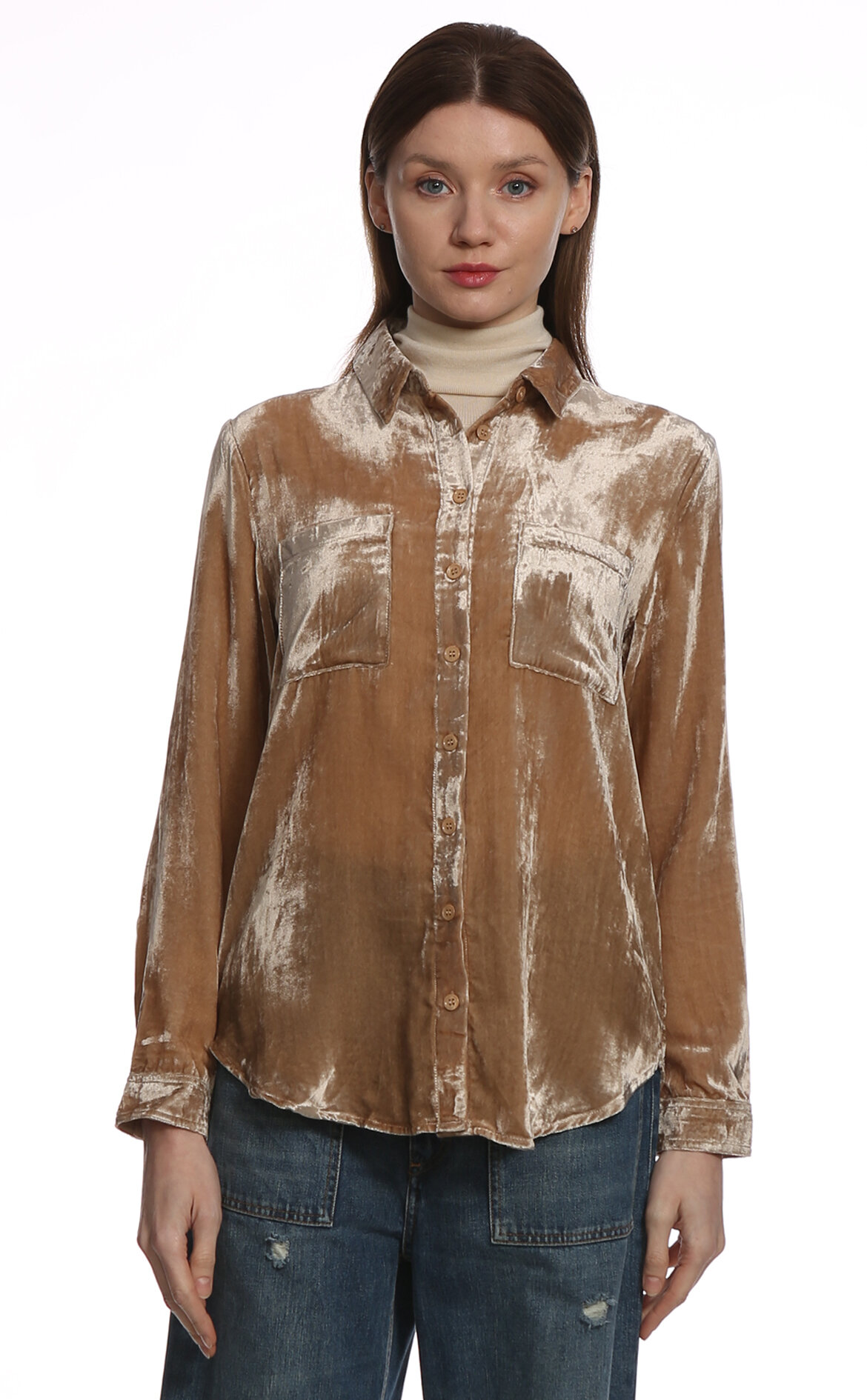 Derhy Rene-Derhy Bej Gömlek