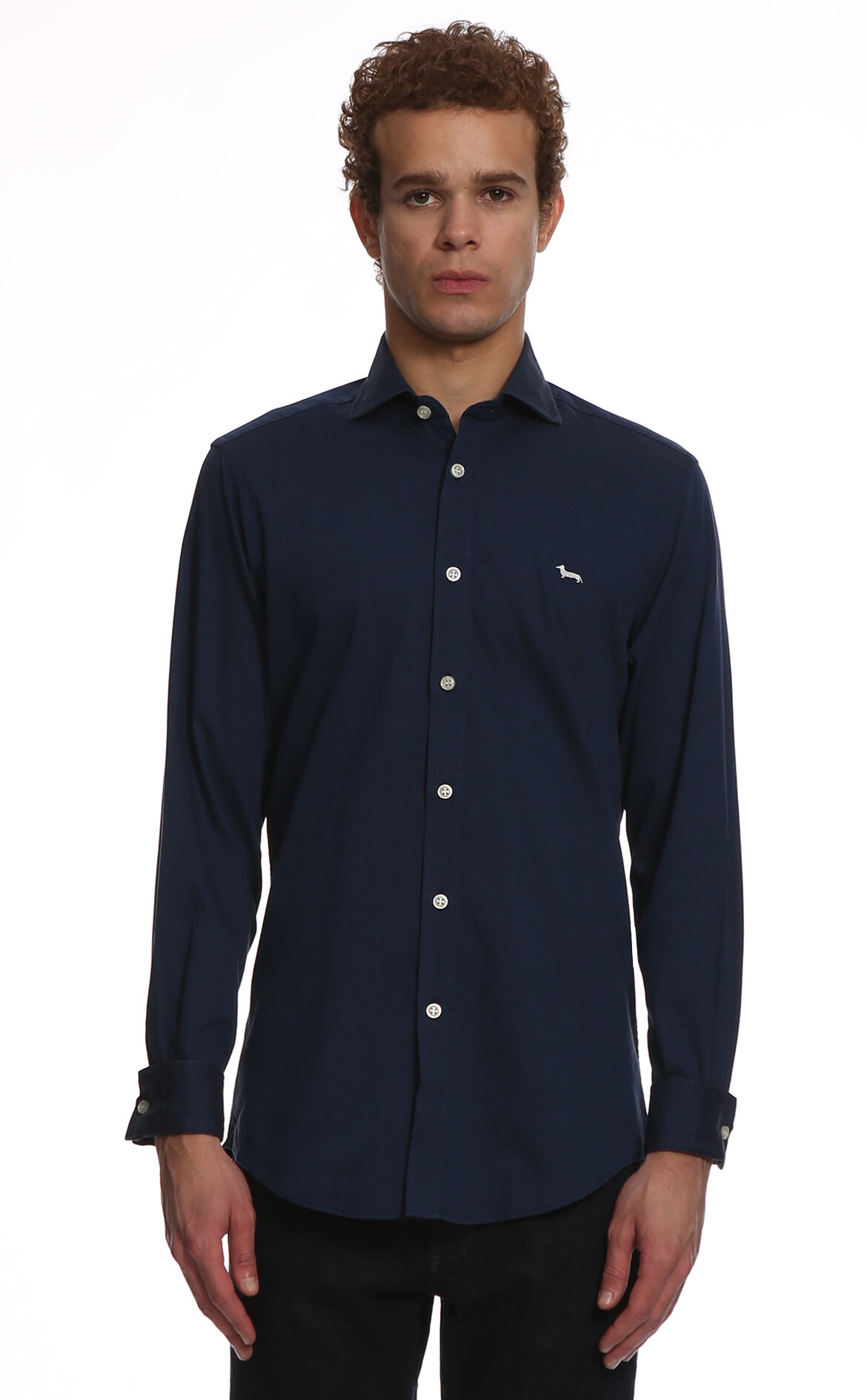 Harmont & Blaine-Harmont & Blaine Lacivert Gömlek