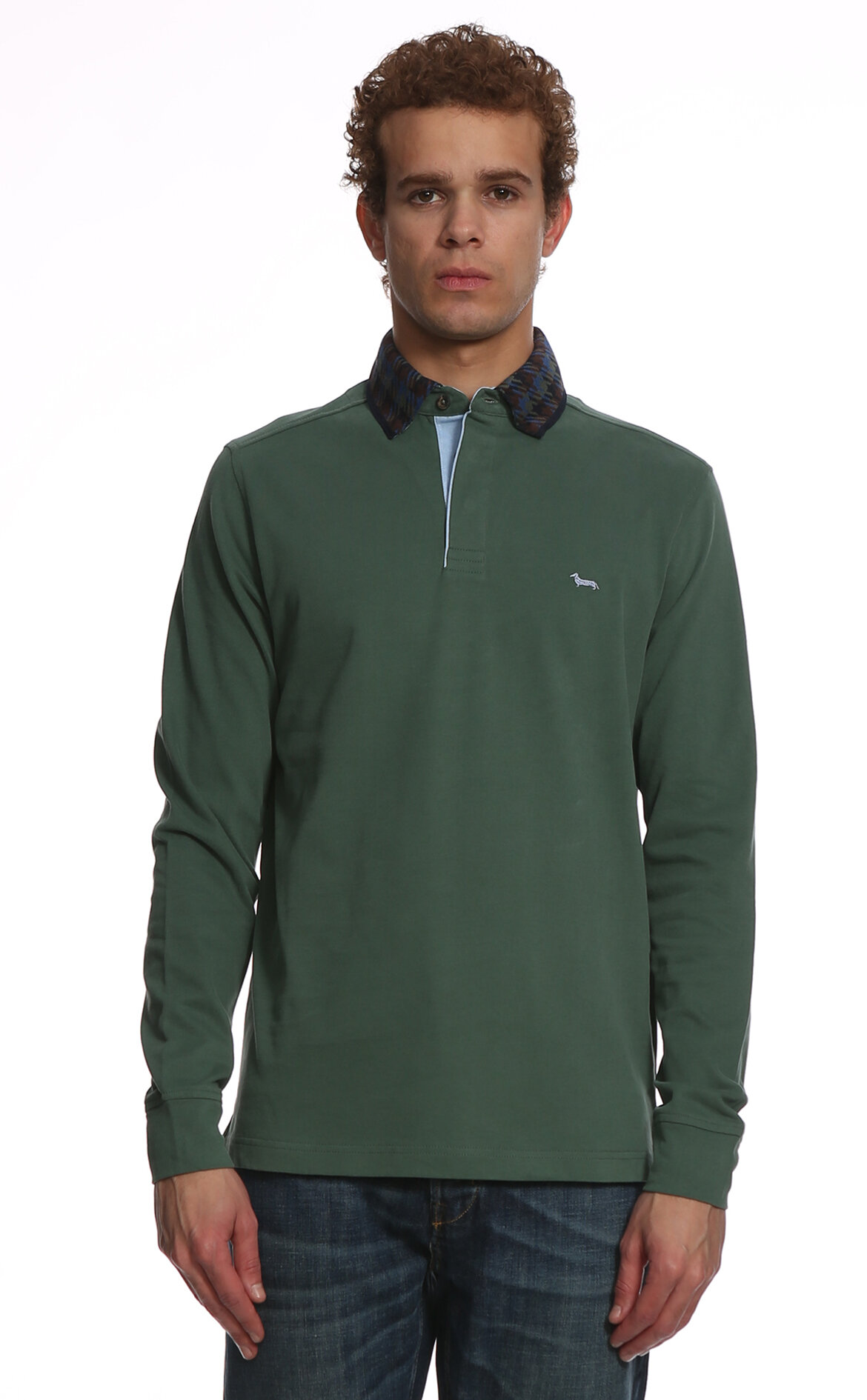 Harmont & Blaine-Harmont & Blaine Yeşil Polo T-Shirt Harmont & Blaine-Harmont & Blaine Yeşil Polo T-Shirt