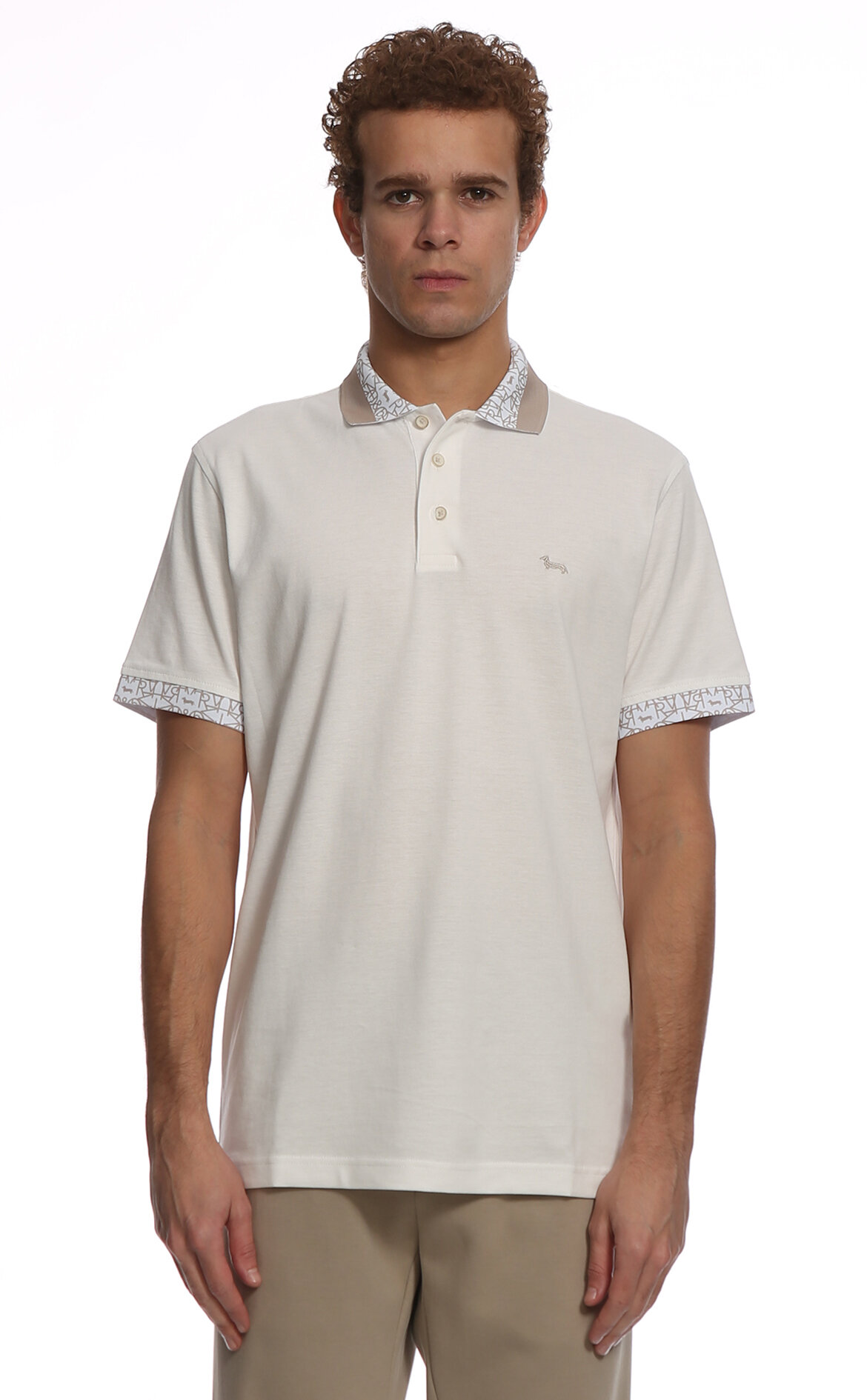Harmont & Blaine-Harmont & Blaine Beyaz Polo T-Shirt
