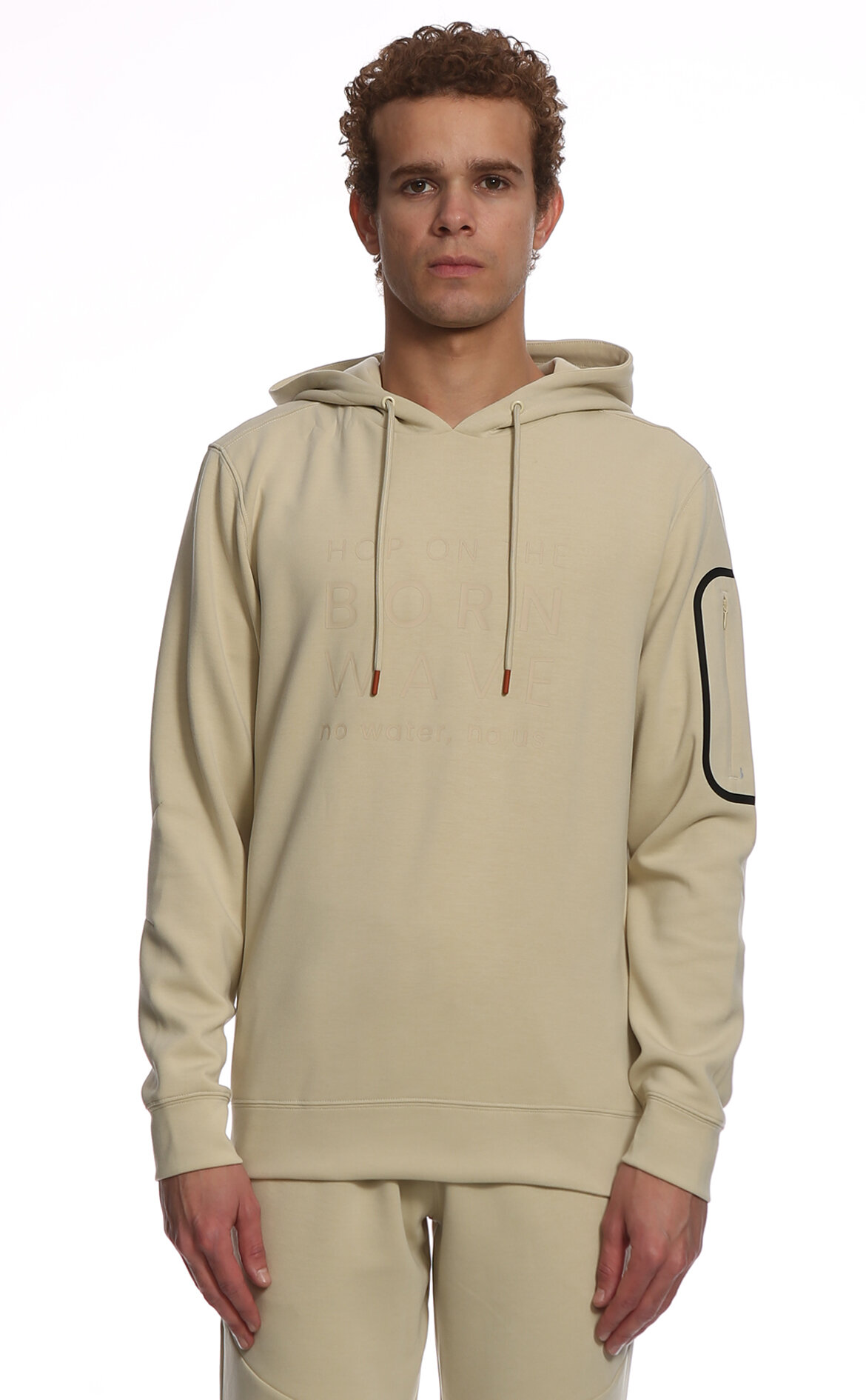 Born-Born Krem Rengi Sweatshirt