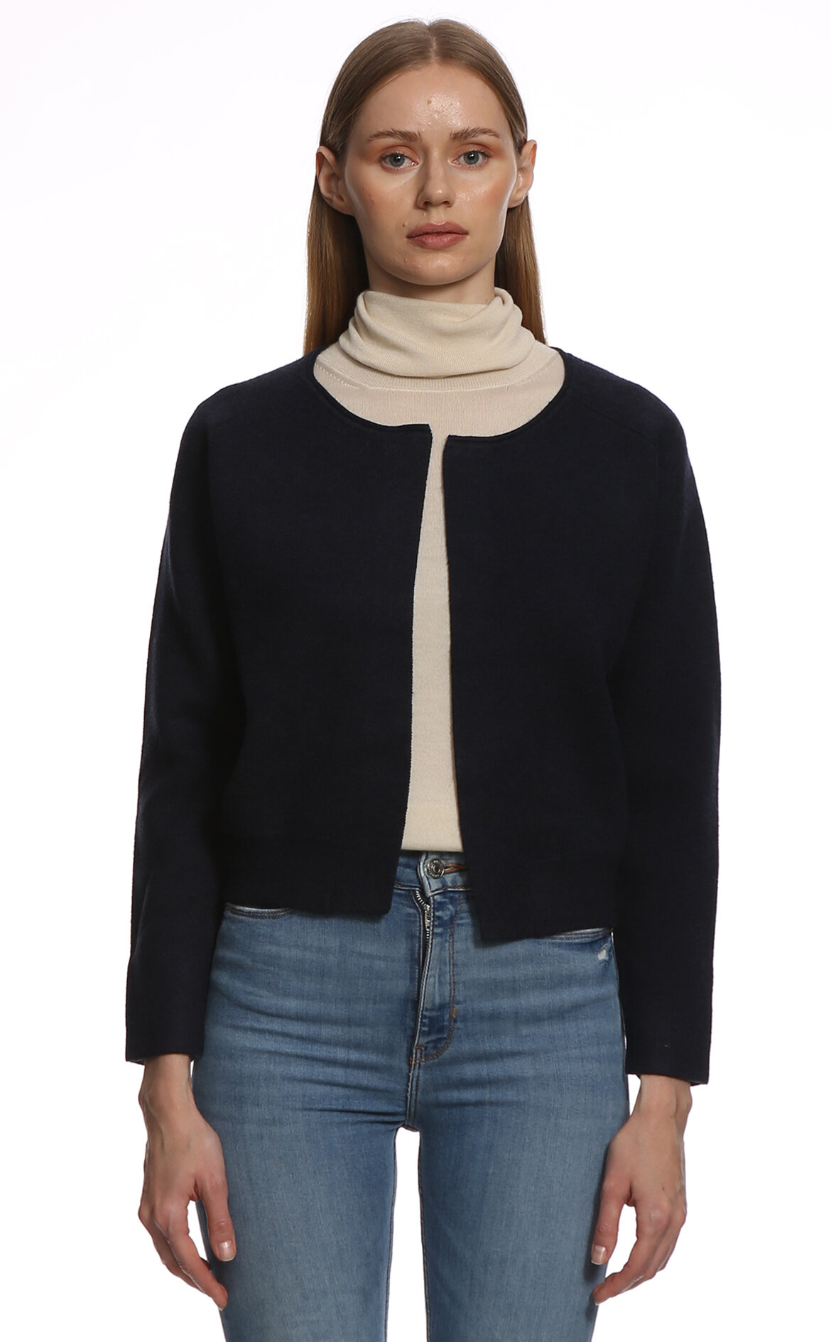 Christina Paris-Christina Paris Mavi Ceket