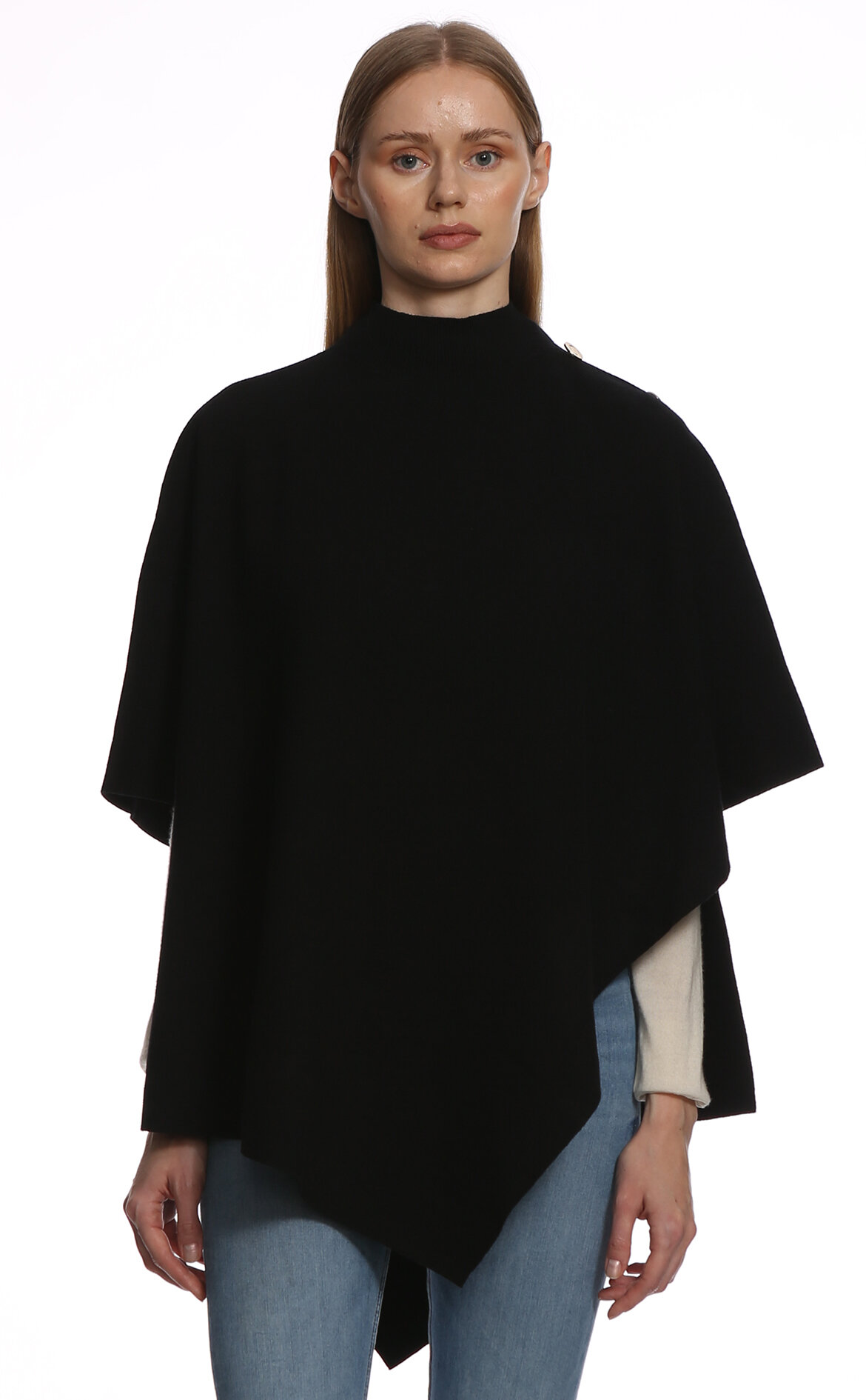 Christina Paris-Christina Paris Siyah Pelerin