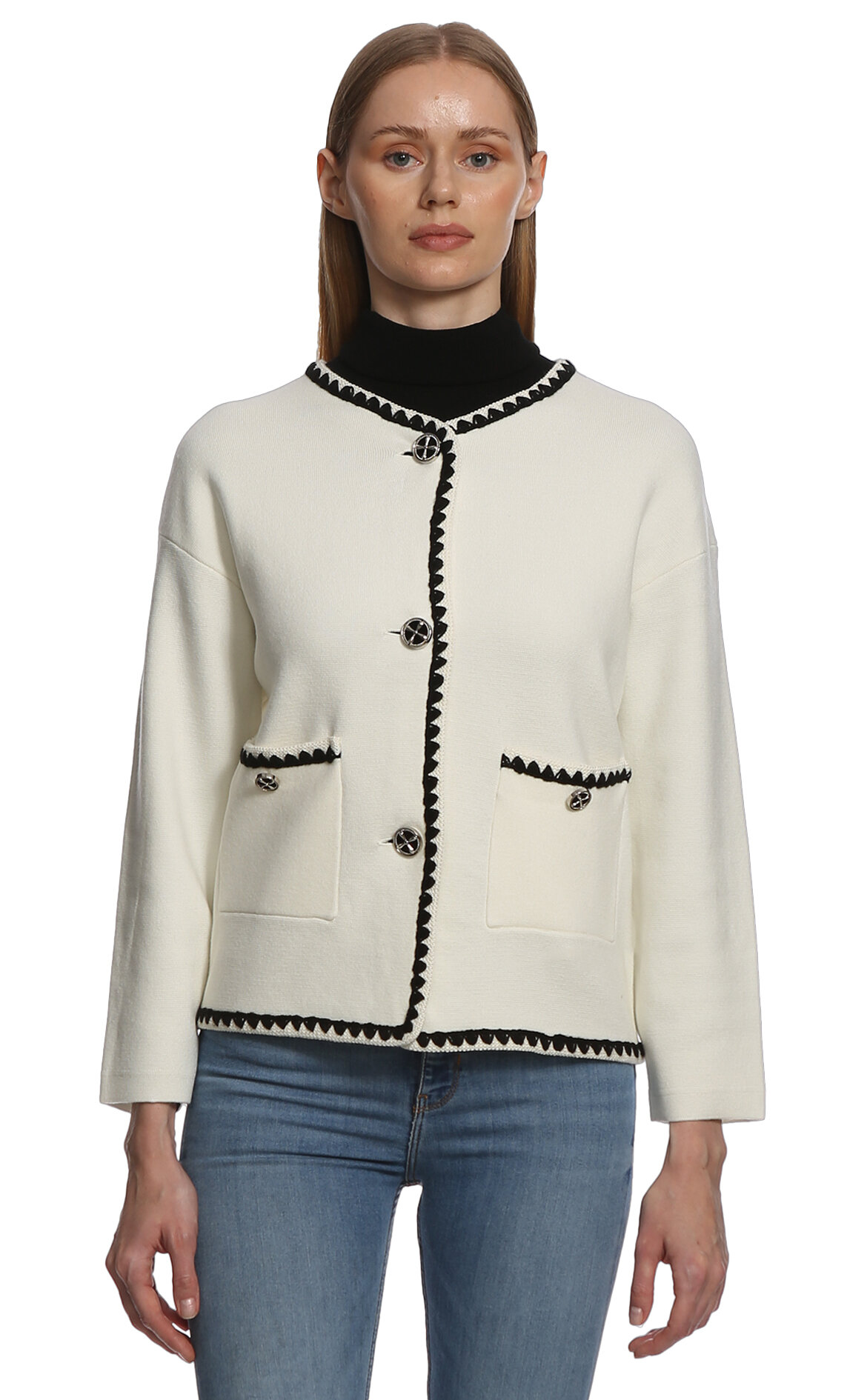 Christina Paris-Christina Paris Beyaz Ceket