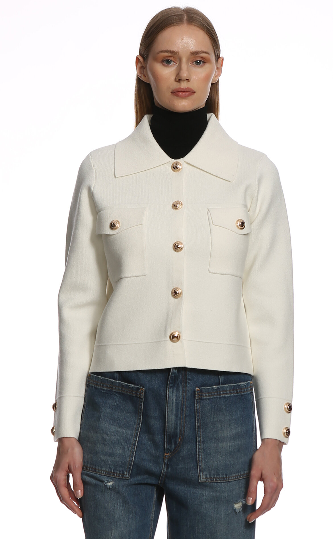 Christina Paris-Christina Paris Beyaz Ceket