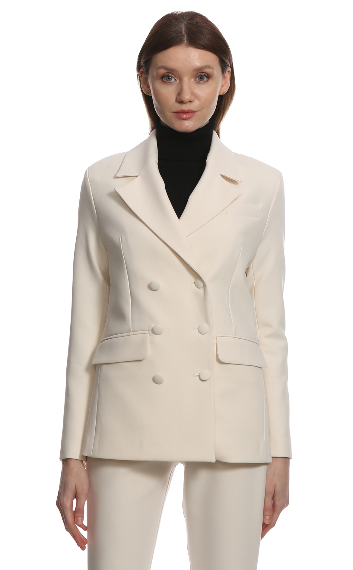 Feel The Lotus-Feel The Lotus Ekru Ceket