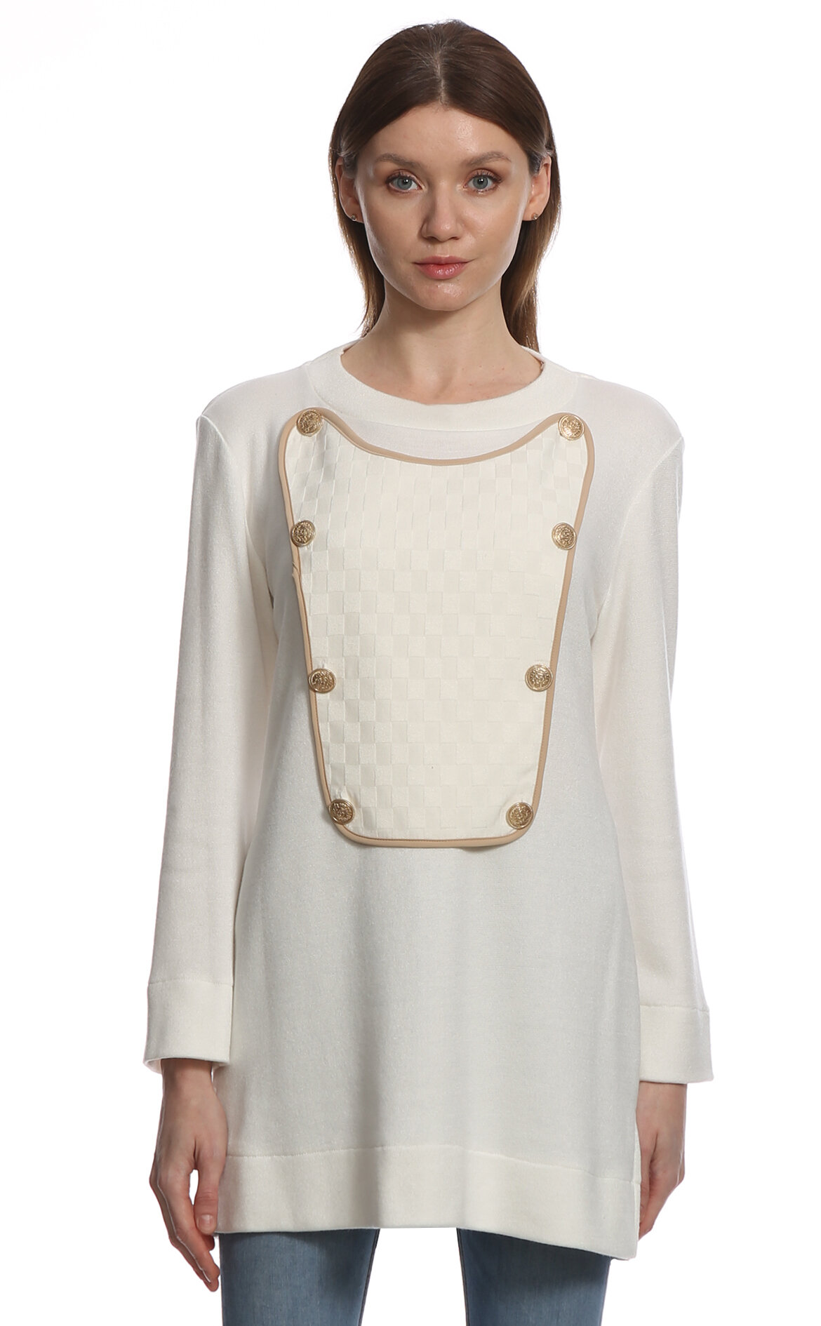 Qupra-Qupra Ekru Tunik