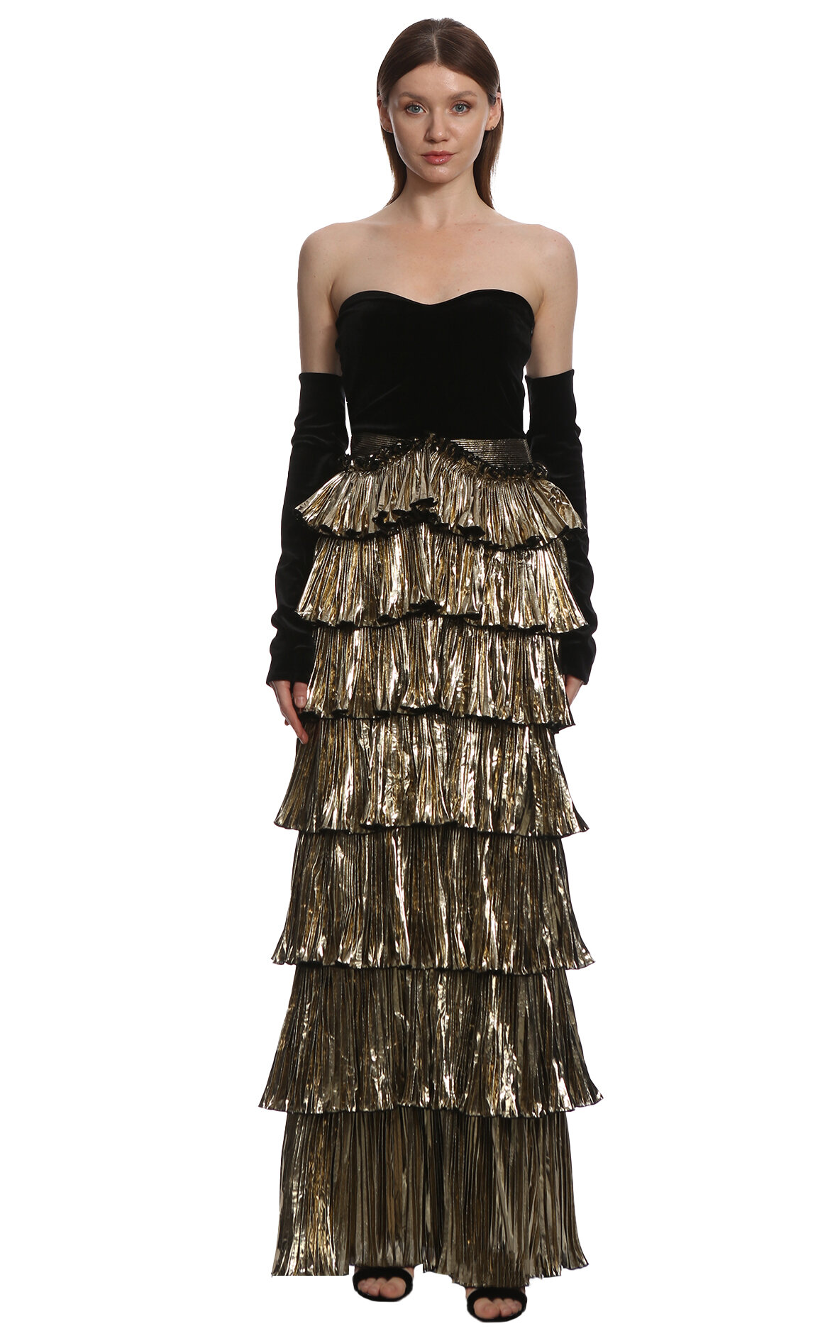 Nur Karaata-Nur Karaata Renkli Elbise