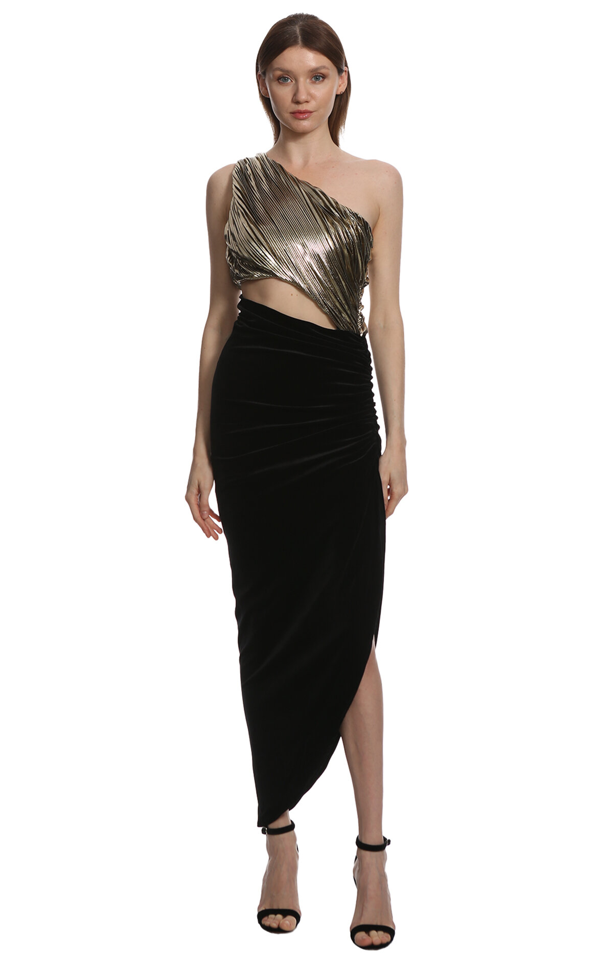 Nur Karaata-Nur Karaata Renkli Elbise