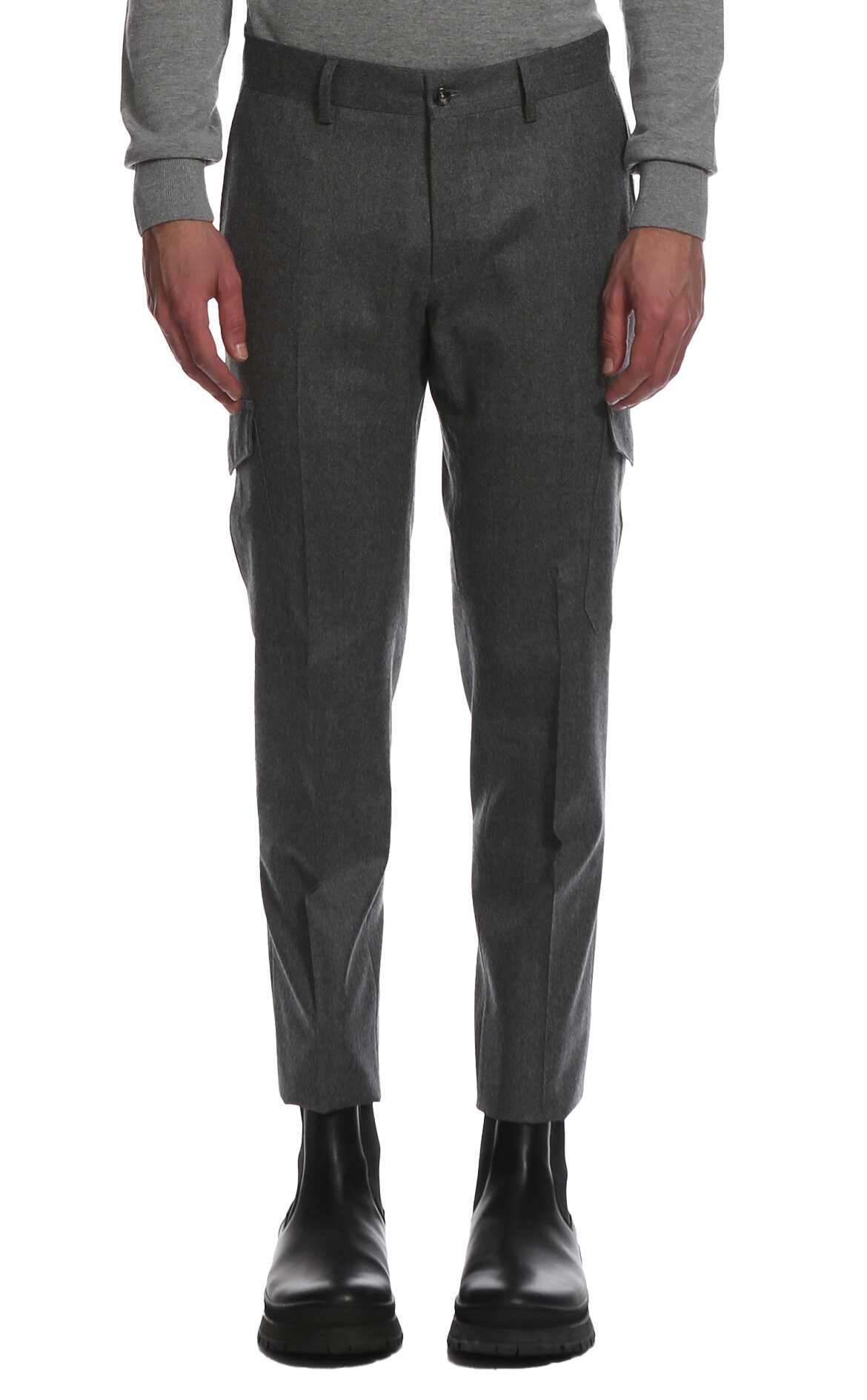 Barba Napoli-Barba Napoli Gri Pantolon